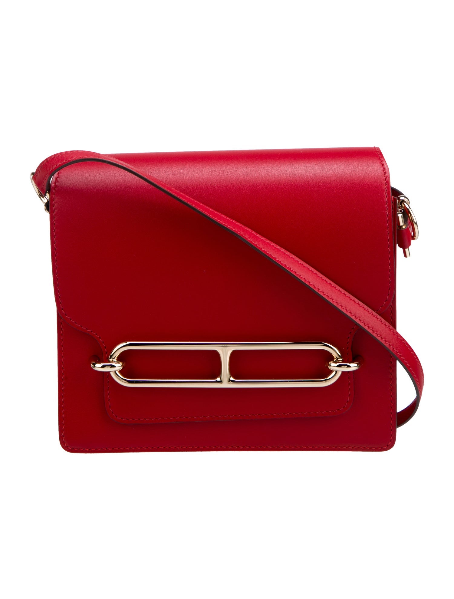Hermès Allegro Mini Sac Roulis 18 - Red Crossbody Bags, Handbags ...