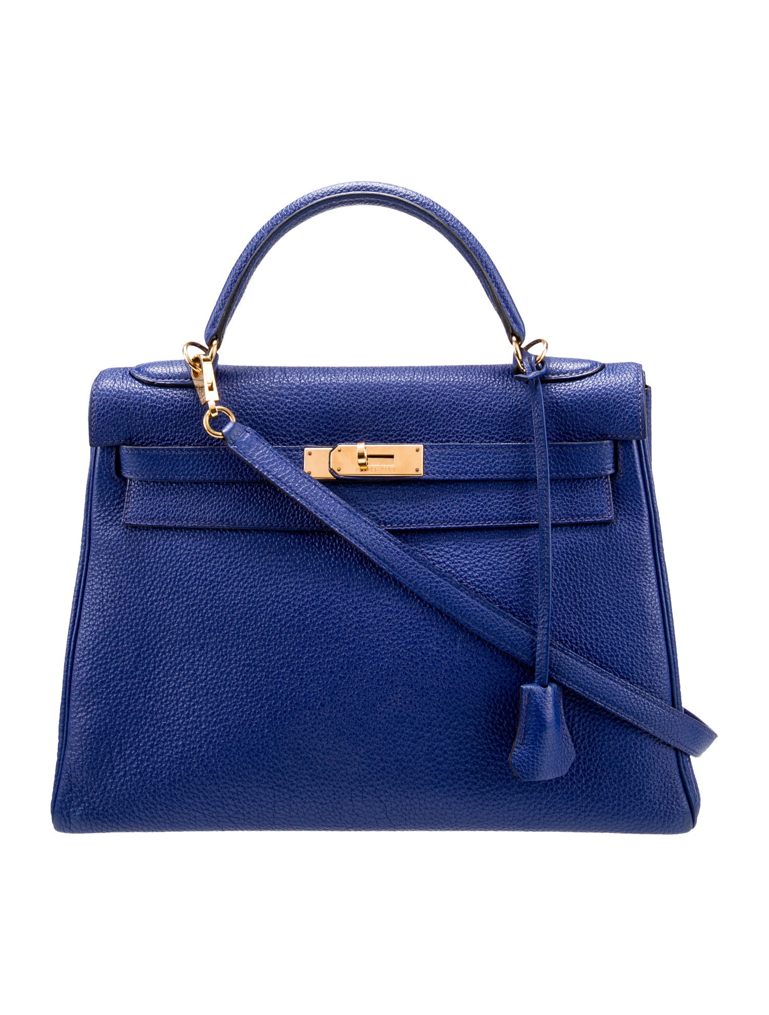 Hermès 2021 Epsom Kelly II Sellier 28 - Green Handle Bags, Handbags ...