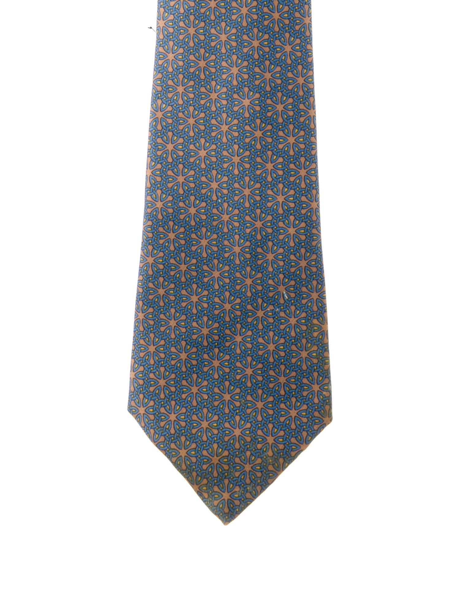 Hermès Orange Unicorn Pattern Silk Tie - Ties, Suiting Accessories ...