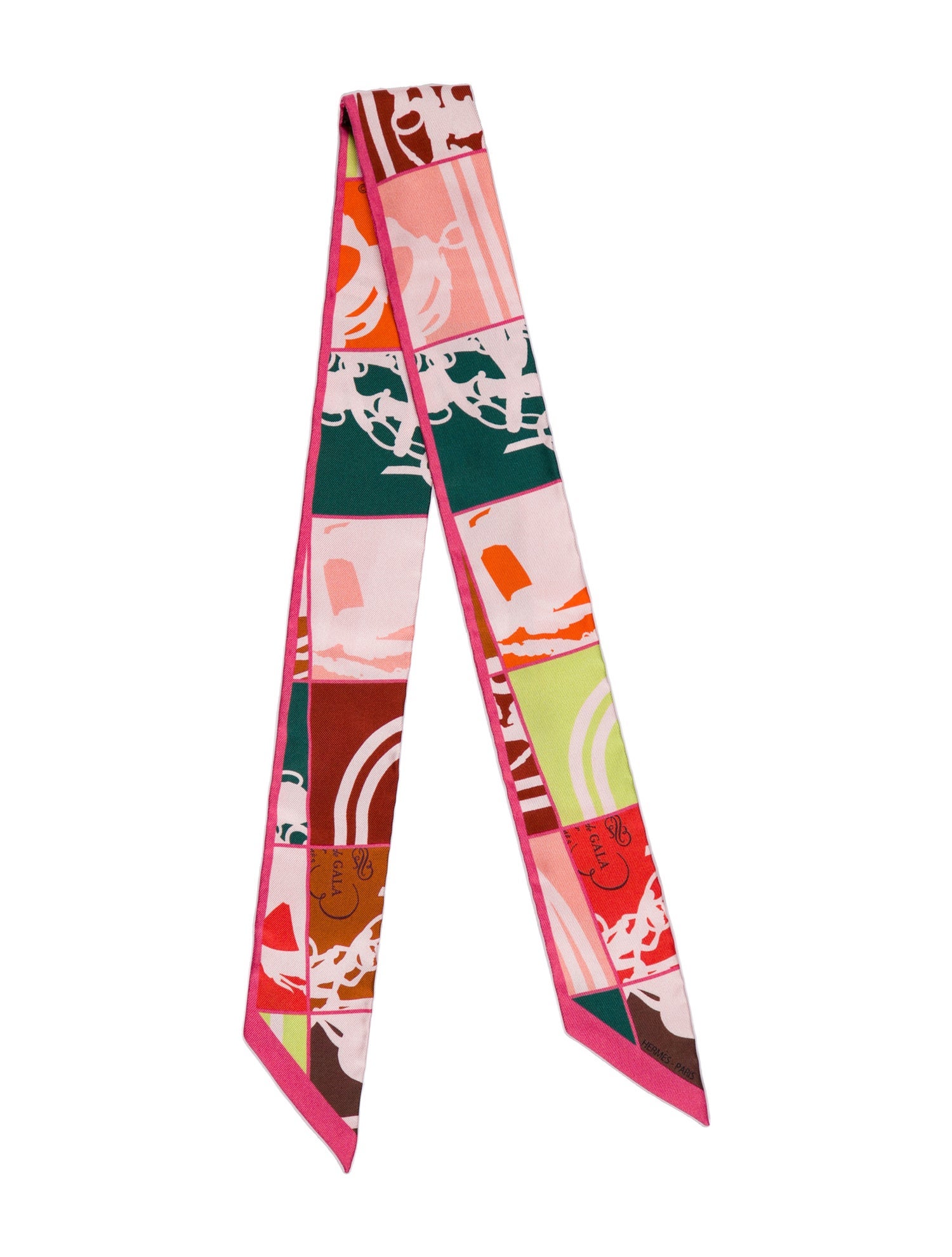 Hermès En Liberte Silk Twilly Scarf w/ Tags - Blue Scarves and Shawls ...