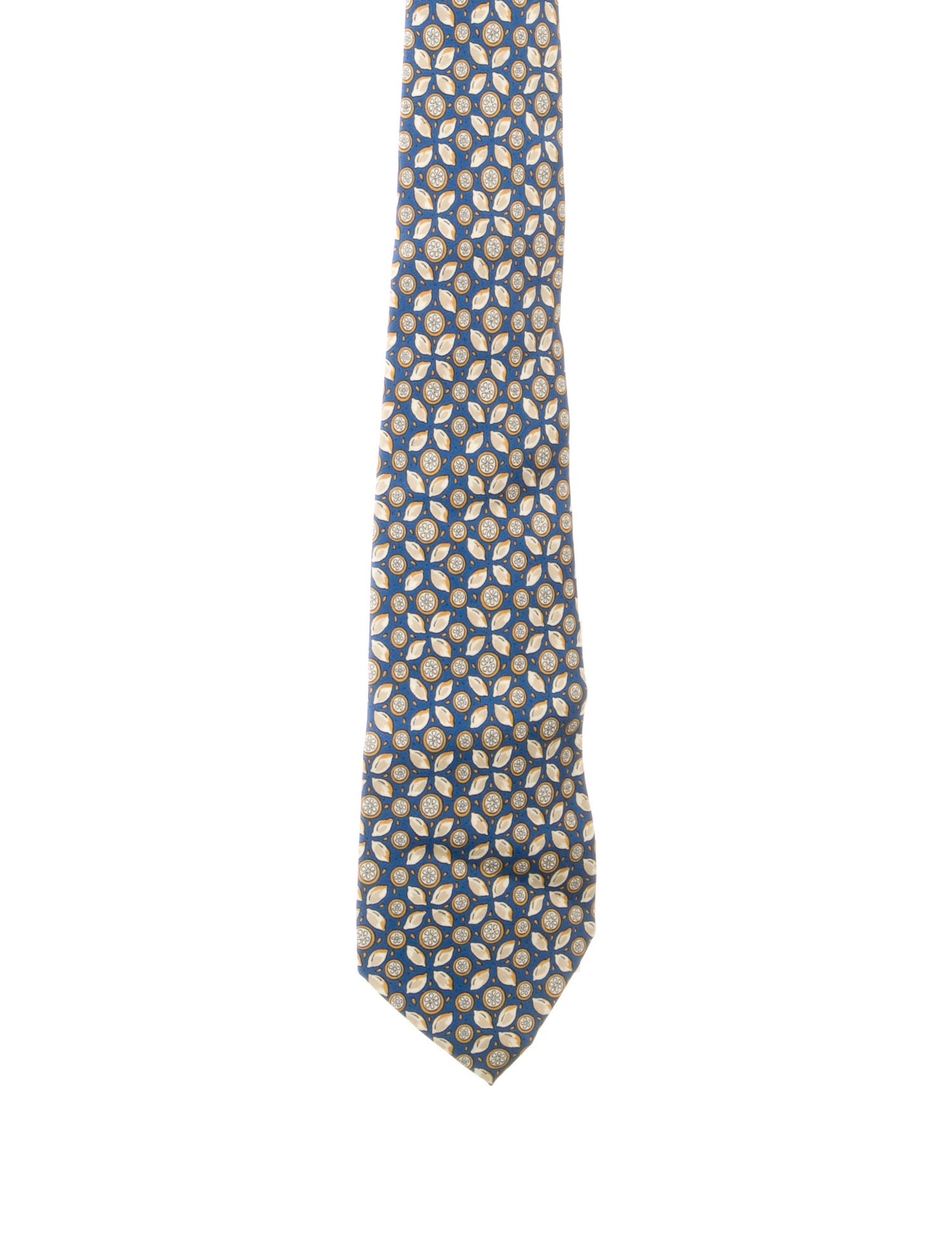 Hermès Pattern Print Silk Tie - Blue Ties, Suiting Accessories ...