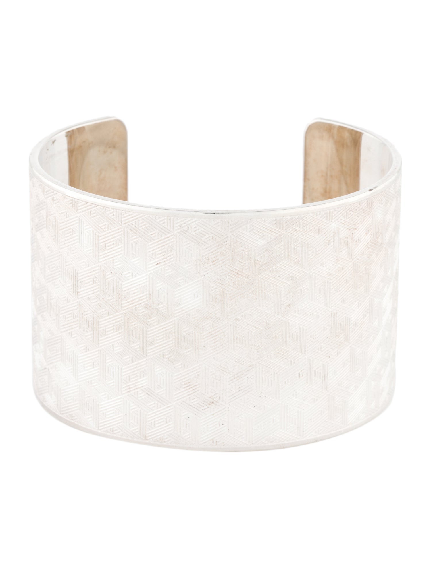 Hermès Etched H Cuff - Sterling Silver Cuff, Bracelets - HER602346 ...