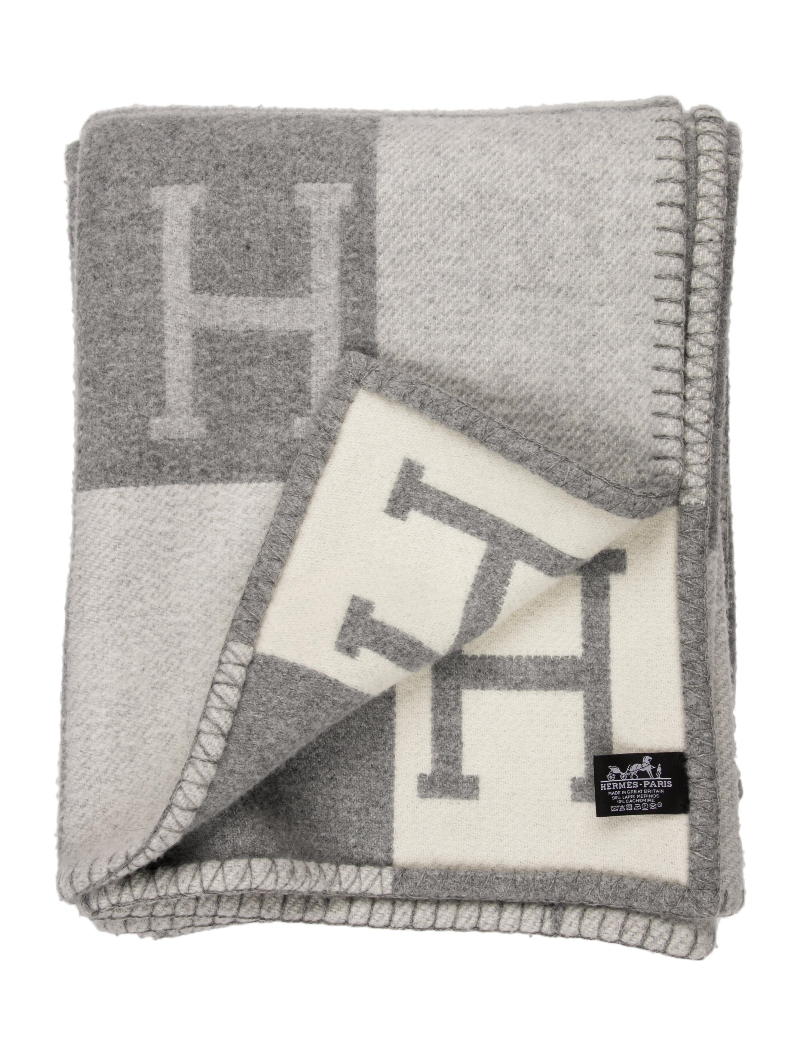 Hermès Avalon Baby Blanket - Blue Throws, Pillows & Throws - HER243507 ...