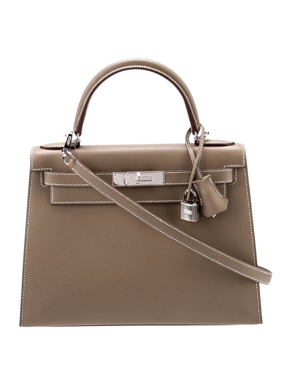 Hermès 2023 Epsom Kelly Sellier 28 - Brown Handle Bags, Handbags - HER609897 | The RealReal