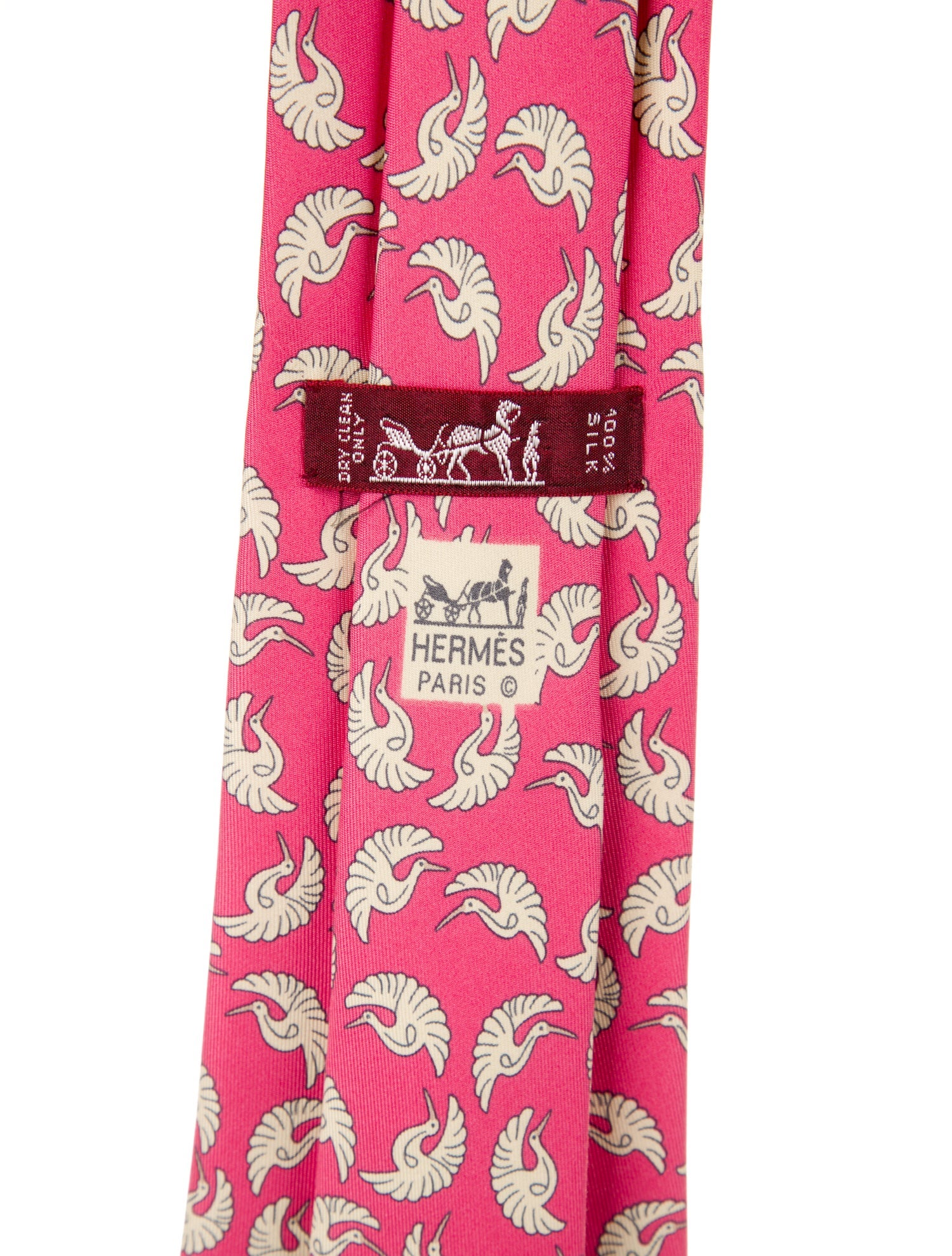 Hermès Silk Pattern Tie - Purple Ties, Suiting Accessories - HER605195 ...