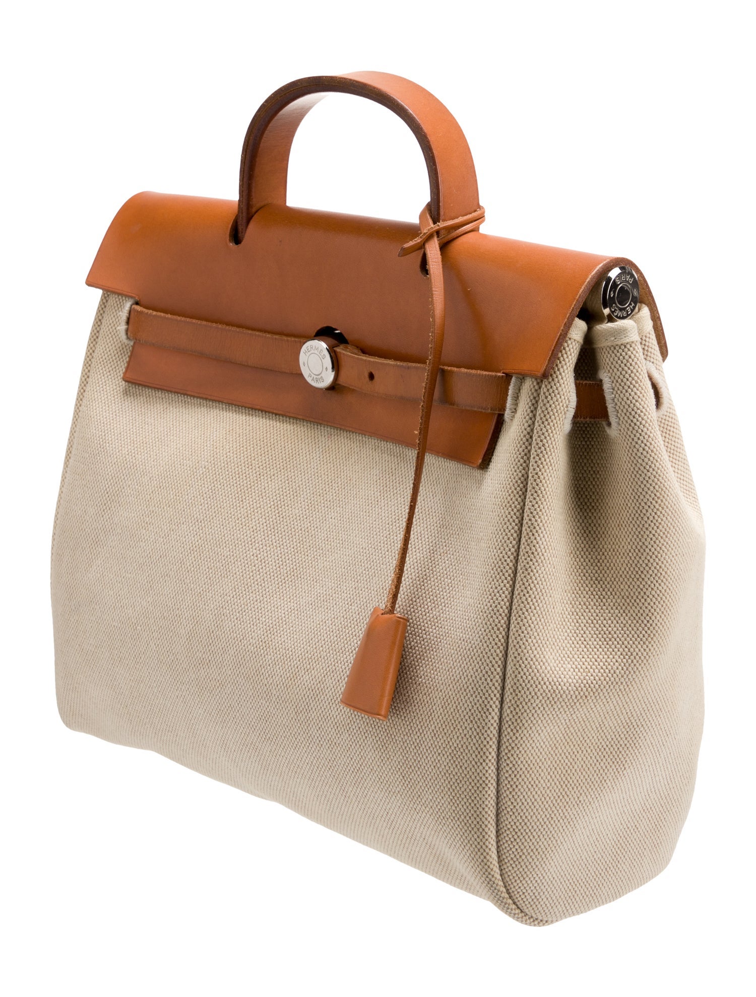 Hermès Toile Herbag Backpack - Black Backpacks, Handbags - HER595204 ...