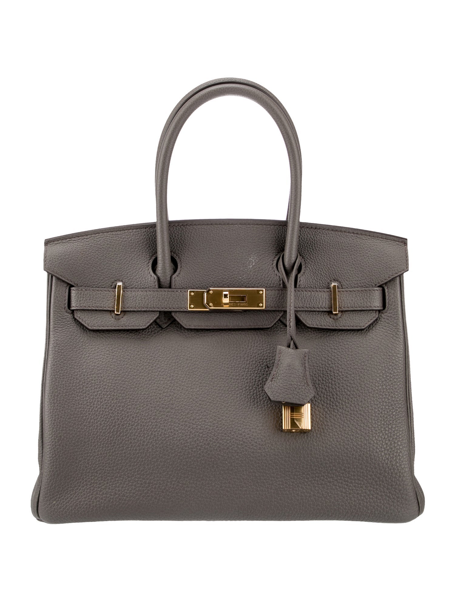 Hermès Clemence JPG Shoulder Birkin 42 - Blue Handle Bags, Handbags ...