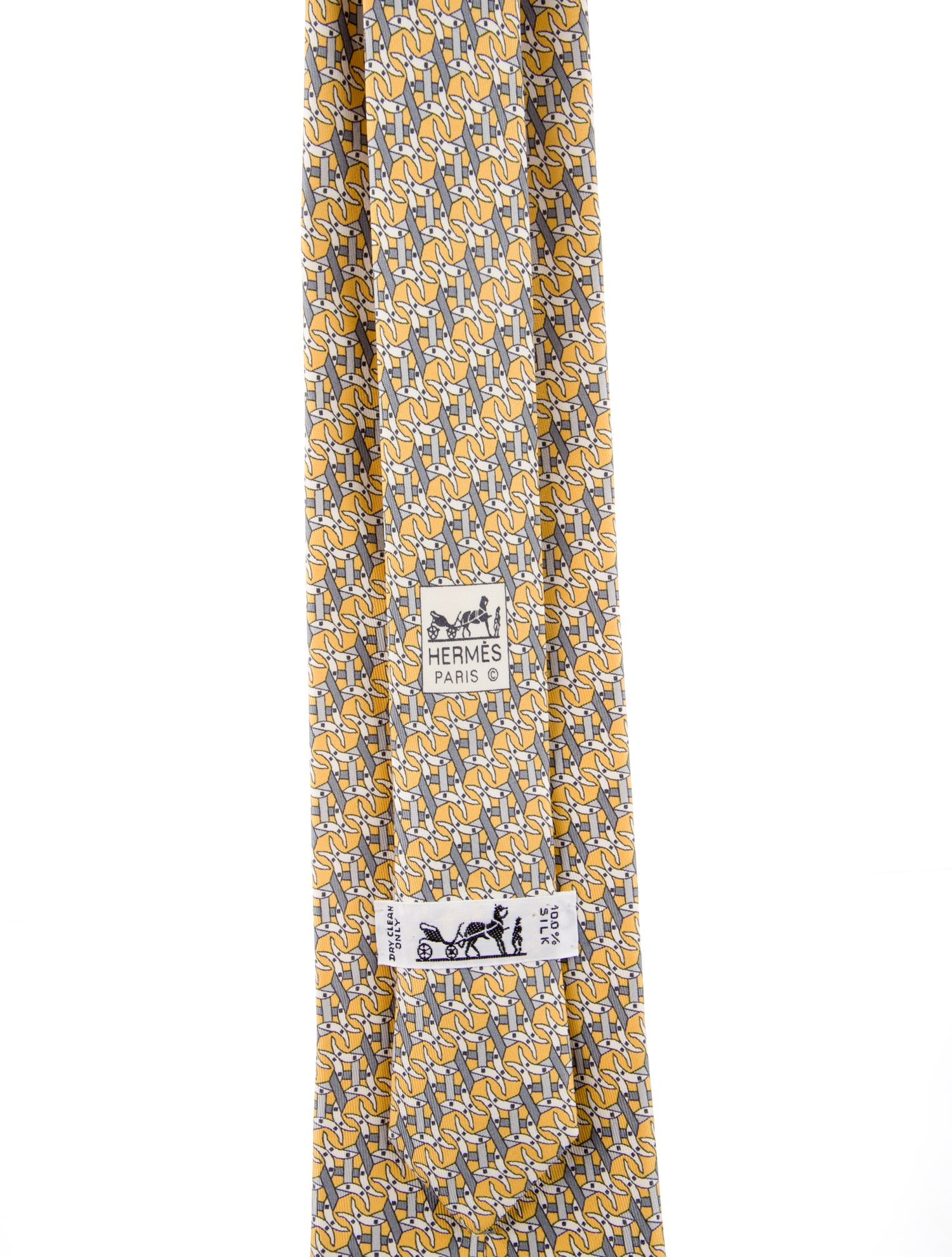 Hermès Silk Pattern Tie - Blue Ties, Suiting Accessories - HER626522 ...