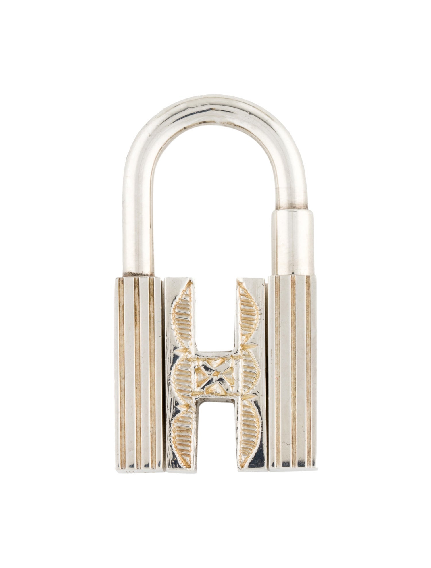 Hermès Cadena Touareg Padlock Charm - Sterling Silver - HER620940 | The ...