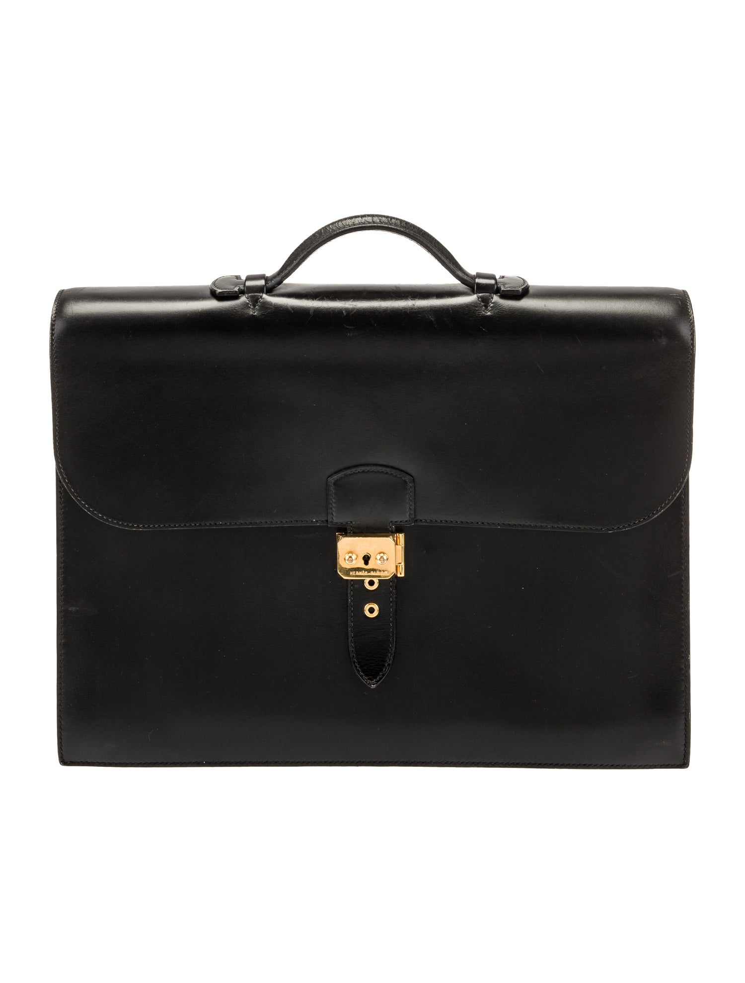 Hermès Box Sac a Dépêches 38 - Black Briefcases, Bags - HER622222 | The ...