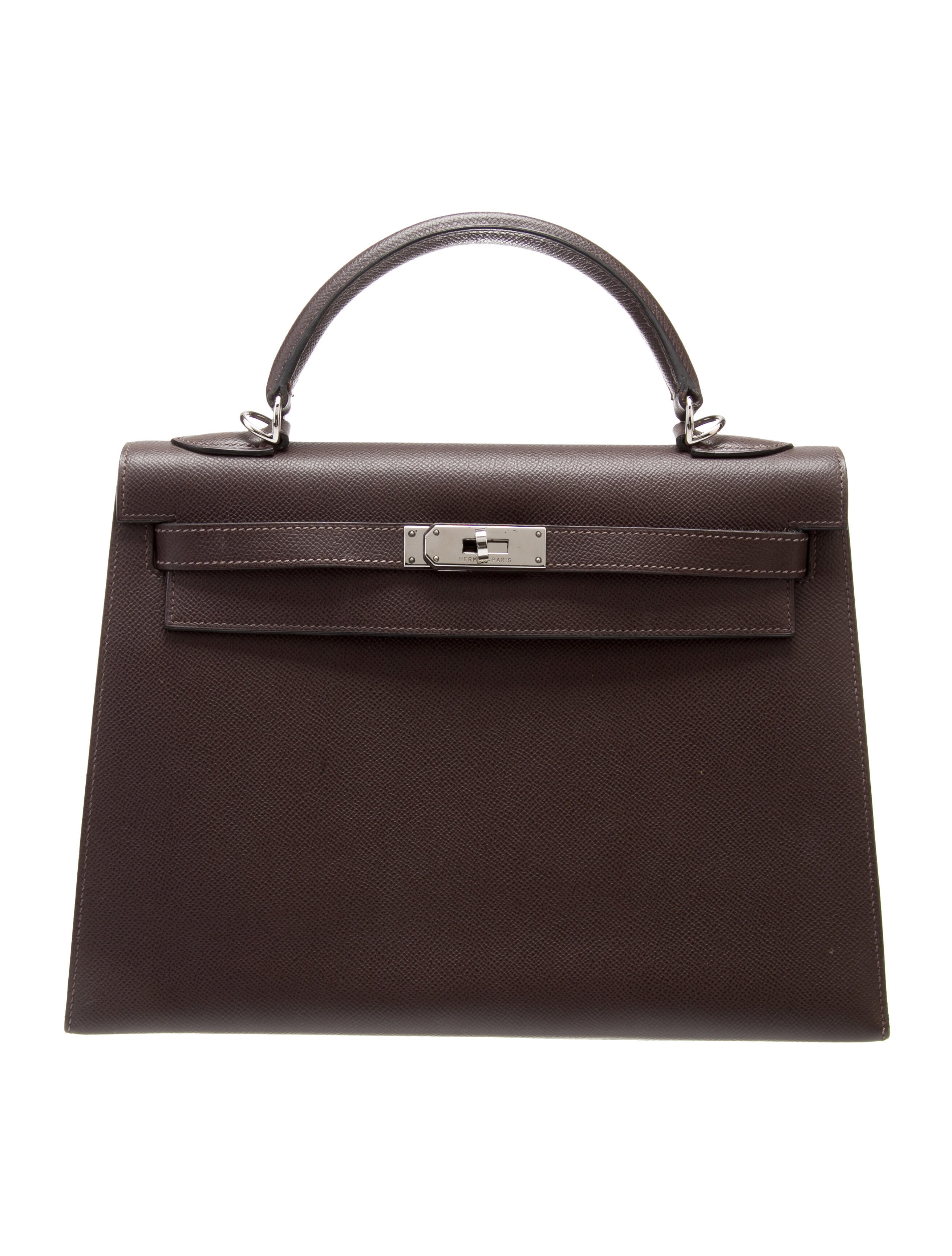 Hermès Epsom Kelly II Sellier 28 - Black Handle Bags, Handbags - HER622611 | The RealReal