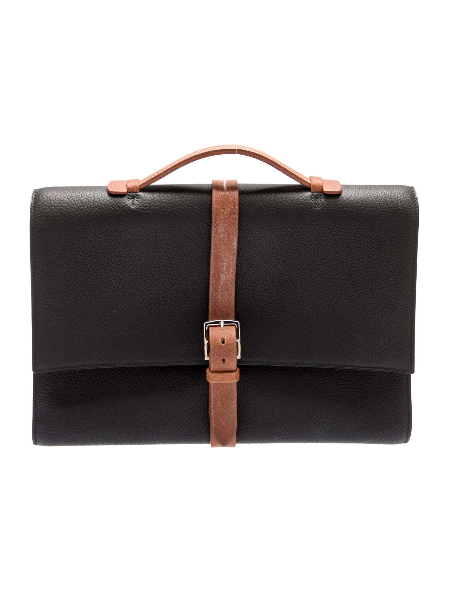 Hermès Fjord Etrivière Meeting II 38 - Black Briefcases, Bags ...