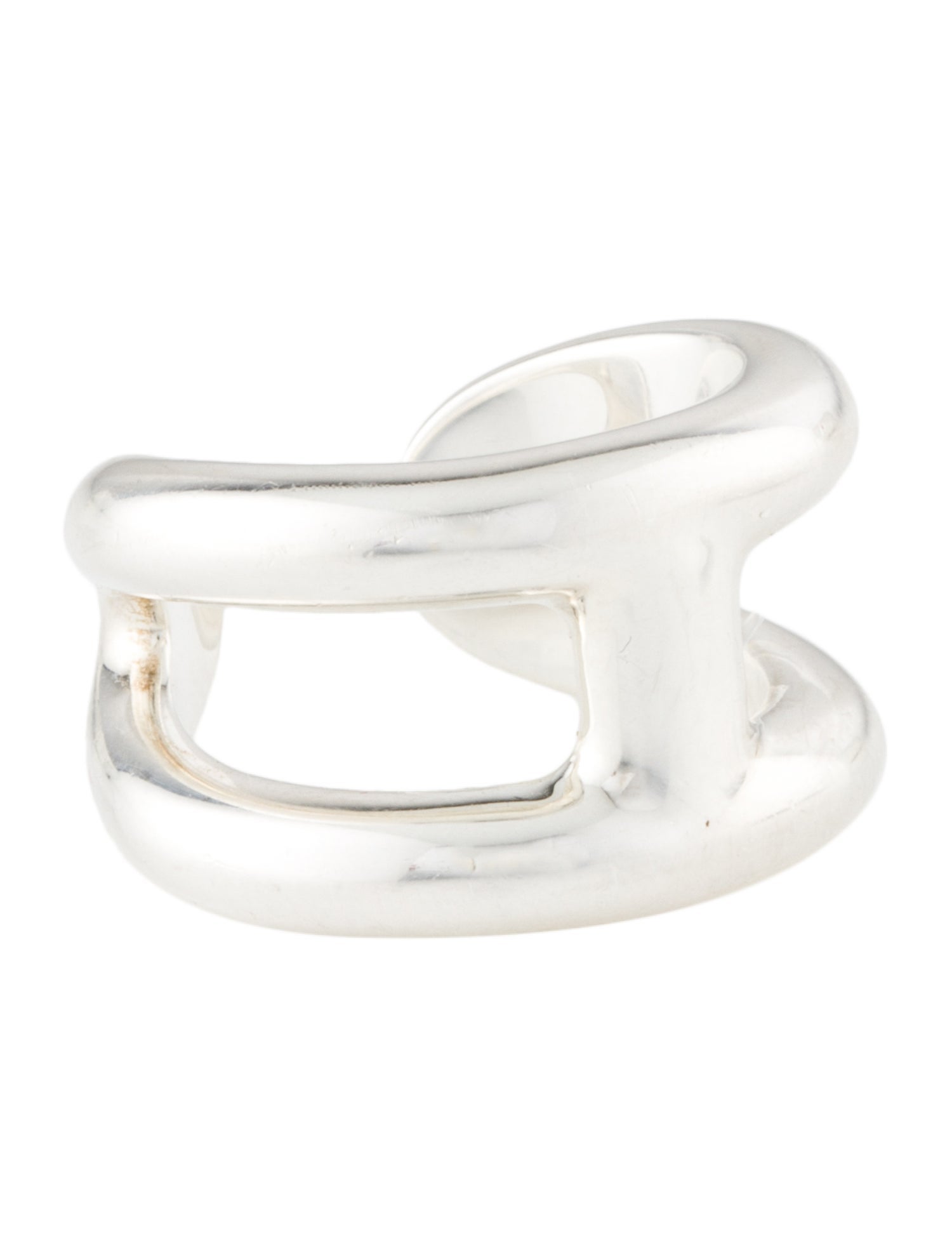 Hermès Osmose Ring - Sterling Silver Band, Rings - HER625445 | The RealReal