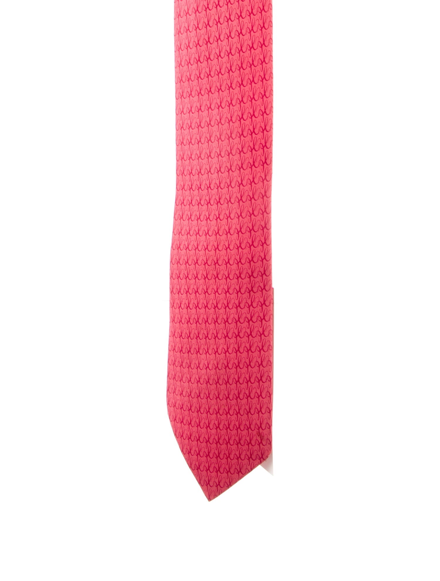 Hermès Pattern Print Silk Tie - Red Ties, Suiting Accessories ...