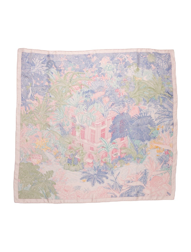 Hermès Faubourg Tropical Silk Scarf - Neutrals Scarves and Shawls ...