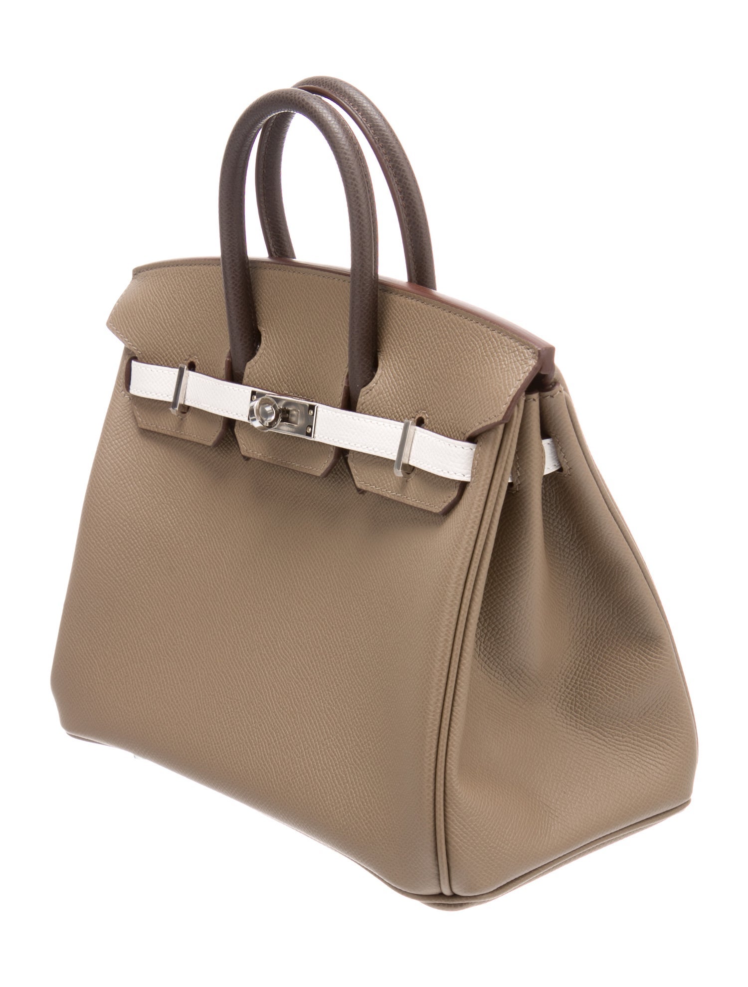 Hermès 2023 25 Tri-color Etoupe Birkin 25 - Neutrals Handle Bags ...