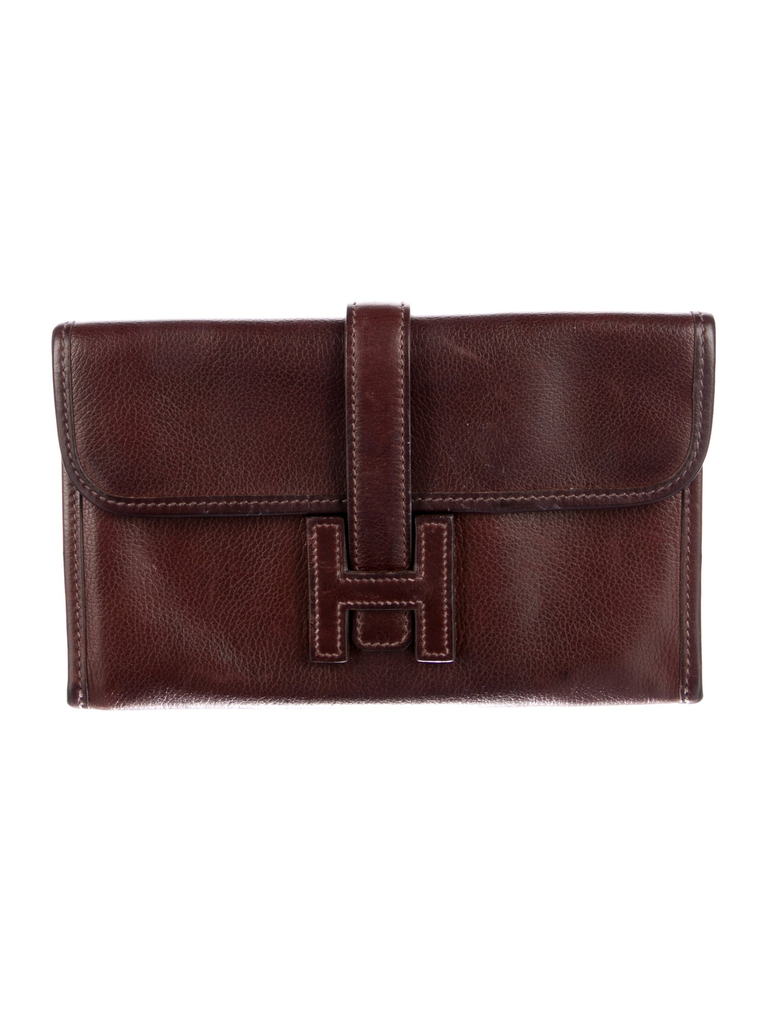 Hermès Evergrain Mini Jige 20 - Brown Clutches, Handbags - HER627496 ...