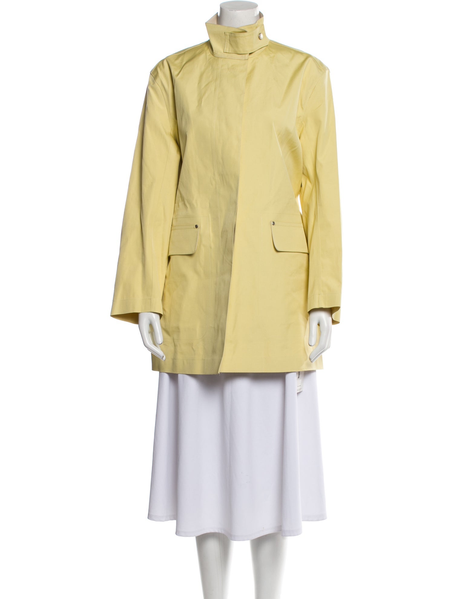 Hermès Peacoat - Yellow Coats, Clothing - HER630387 | The RealReal