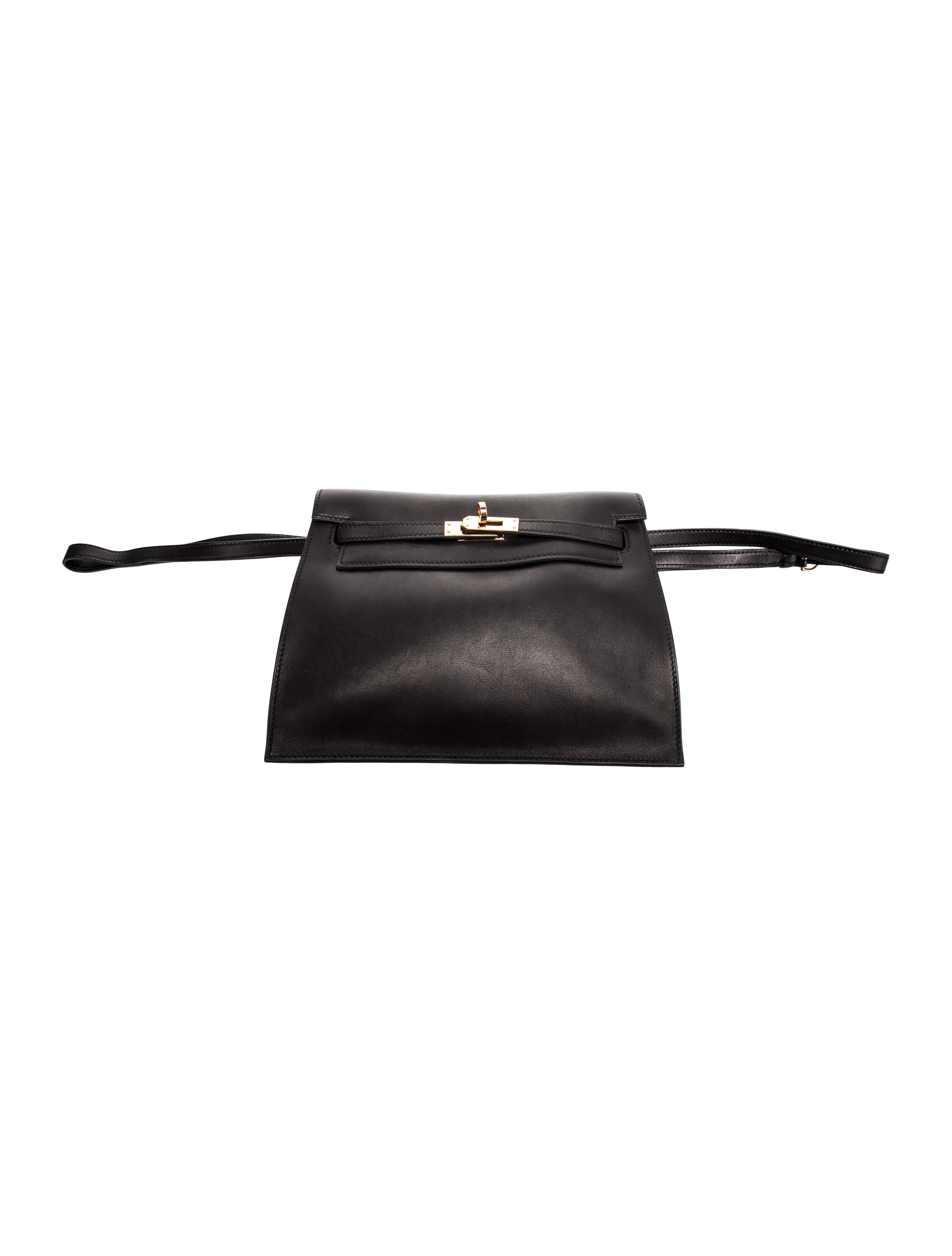 Hermès 2022 Volupto Kelly Danse II - Black Waist Bags, Handbags ...