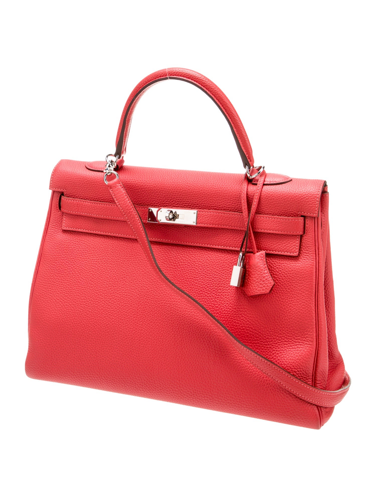 Hermès Epsom Candy Kelly II Retourne 35 - Blue Shoulder Bags, Handbags ...