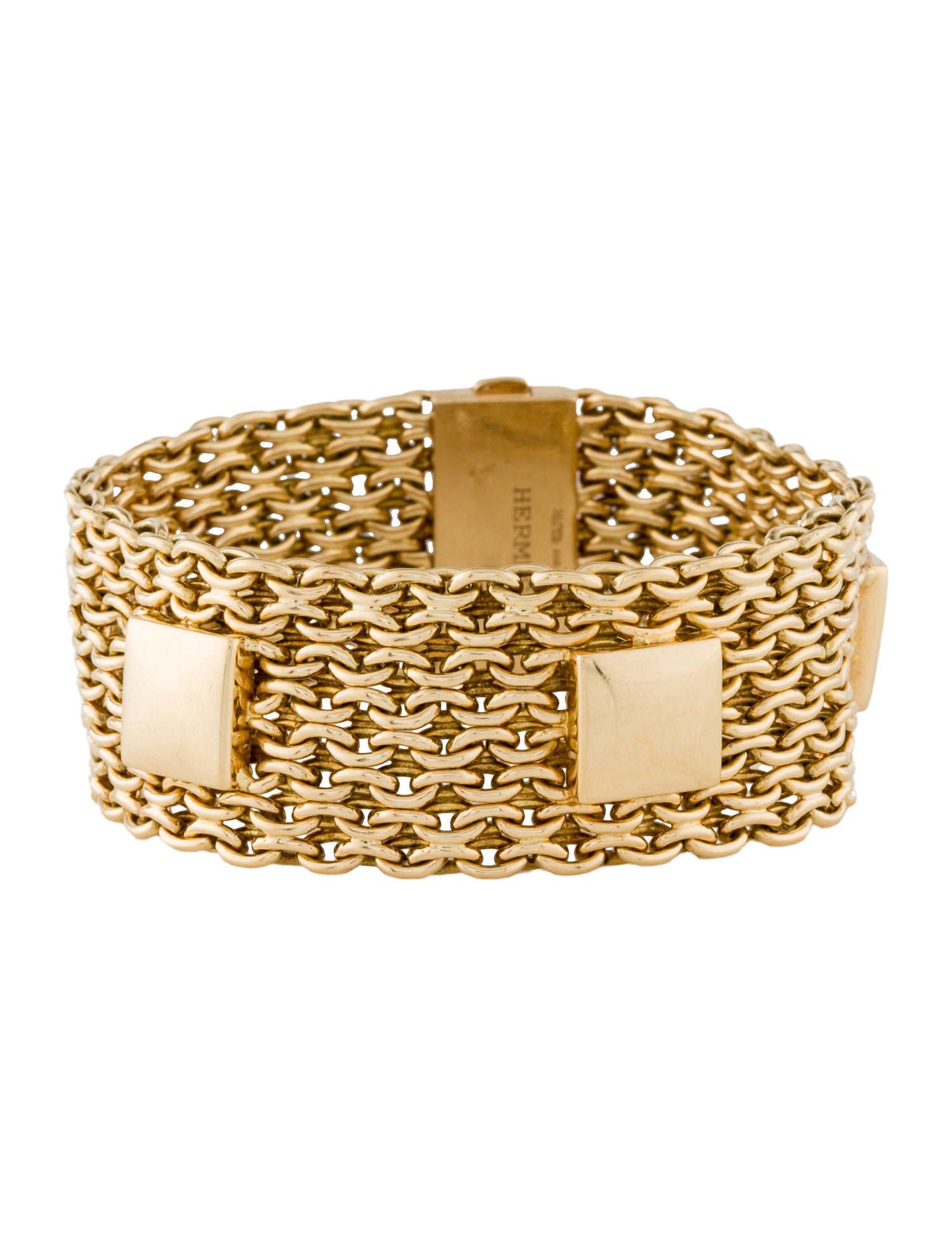 Hermès 18K Link Bracelet - 18K Yellow Gold Link, Bracelets - HER638552 ...