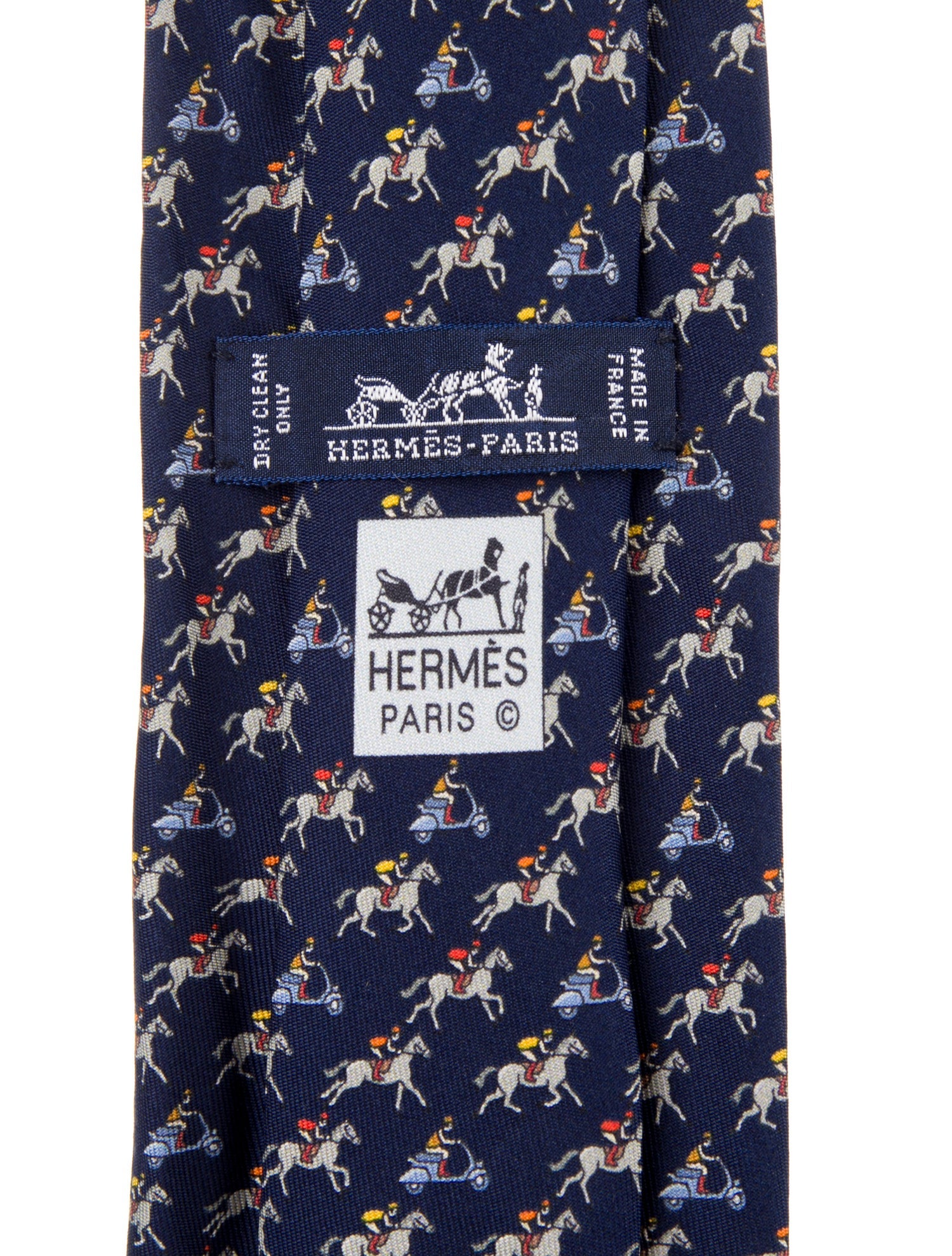 Hermès Silk Pattern Tie - Blue Ties, Suiting Accessories - HER626522 ...