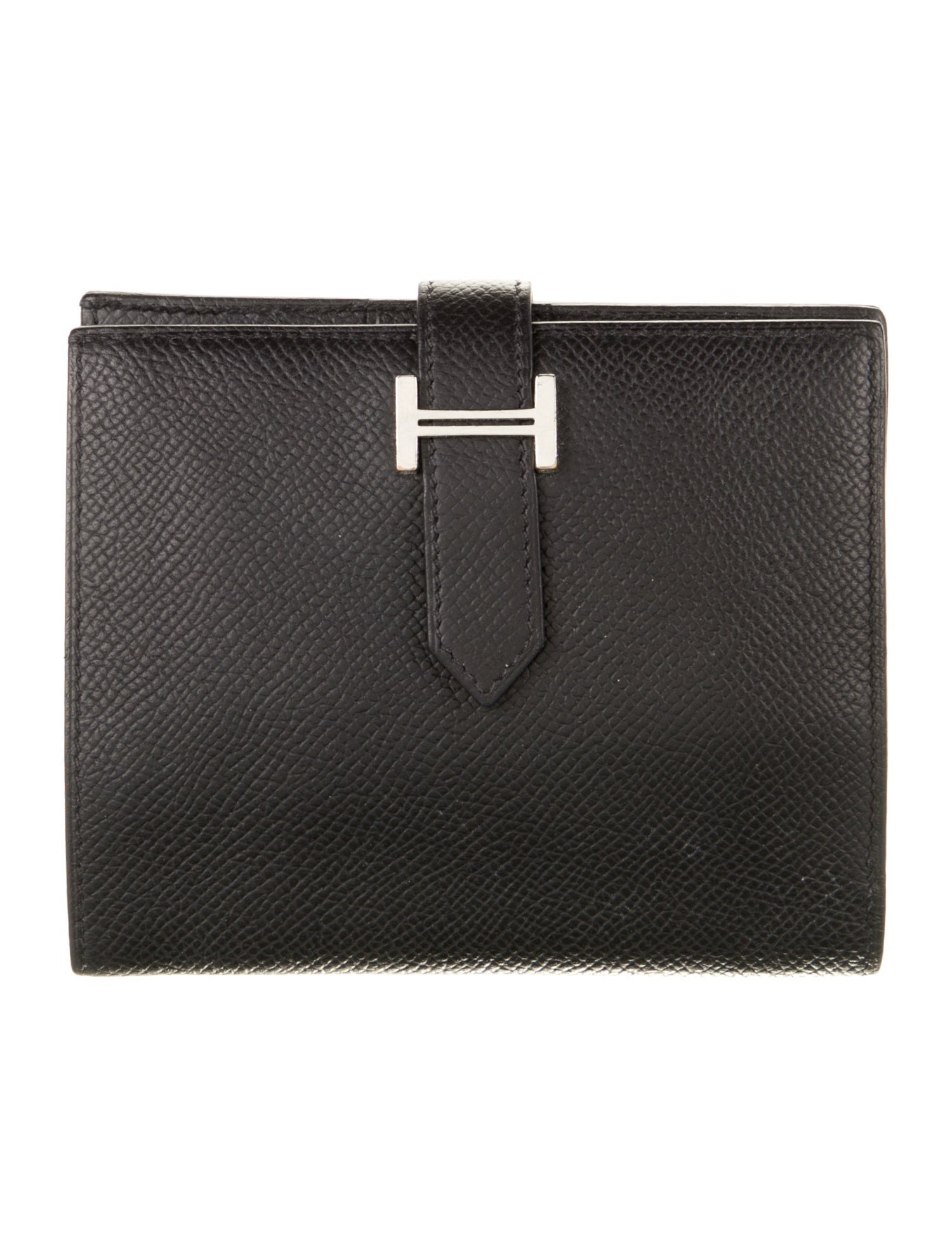 Hermès Compact Bearn Wallet - Black Wallets, Accessories - HER650205 ...