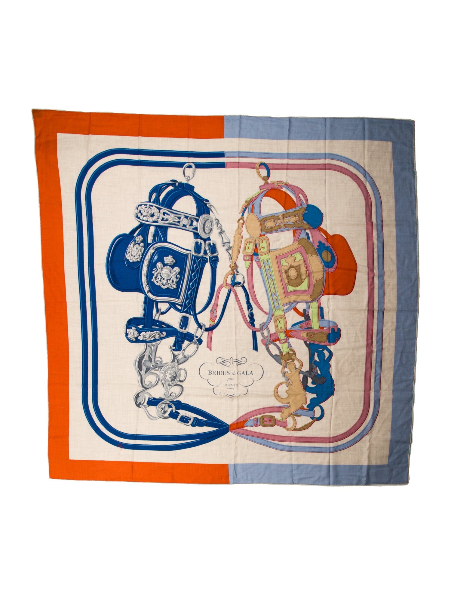 Hermès Bridge de Gala par Cashmere Shawl - Neutrals Scarves and Shawls ...