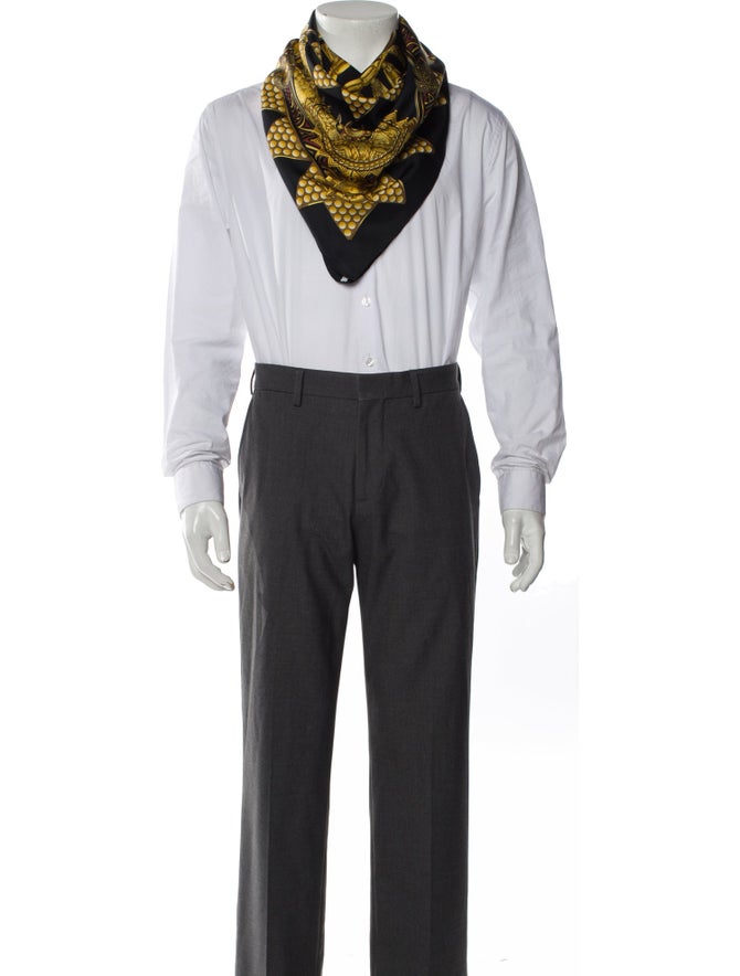 Hermès L'or Des Chefs Silk Scarf - Black Scarves and Shawls ...