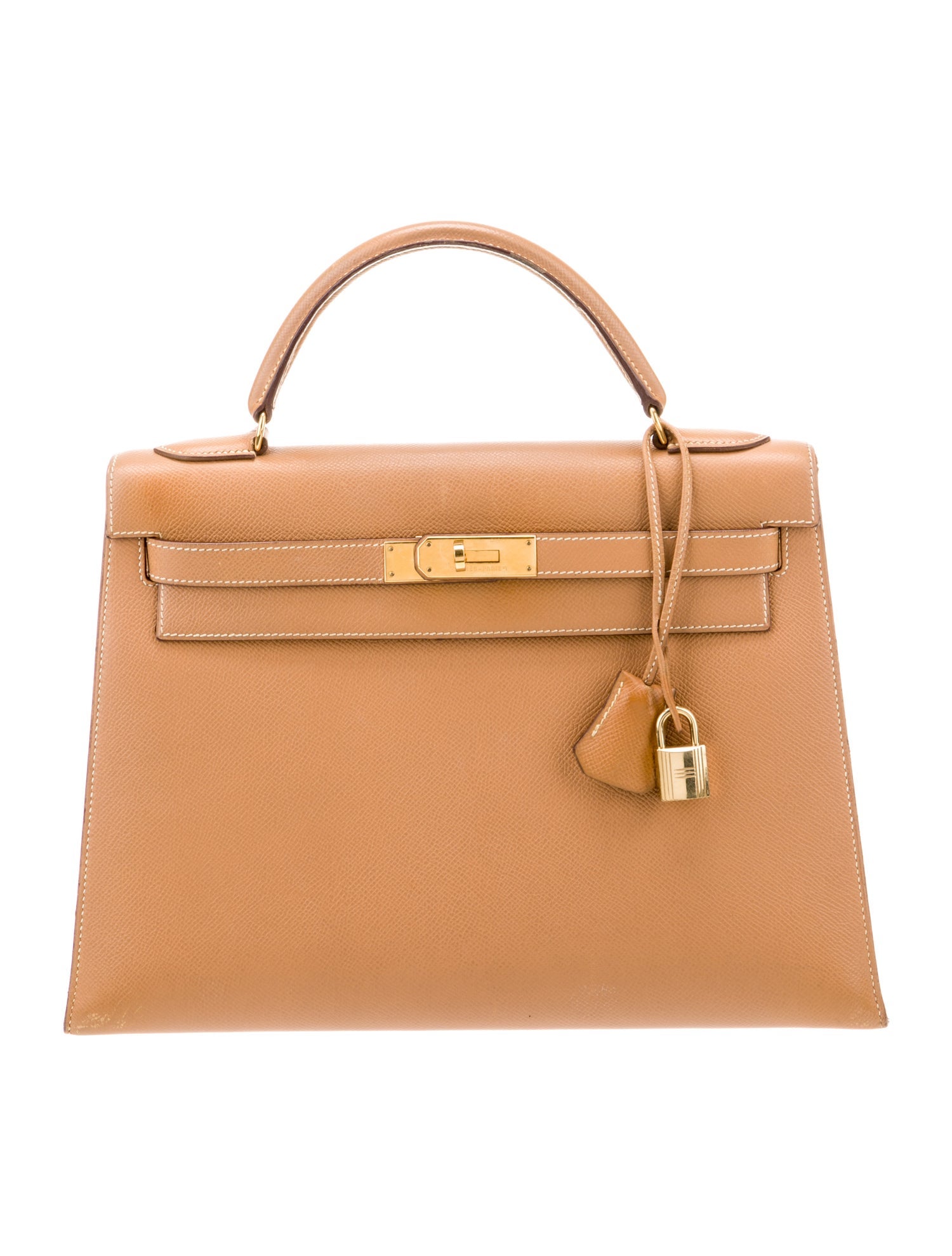 Hermès Epsom Kelly Sellier 25 - Brown Handle Bags, Handbags - HER630438 | The RealReal