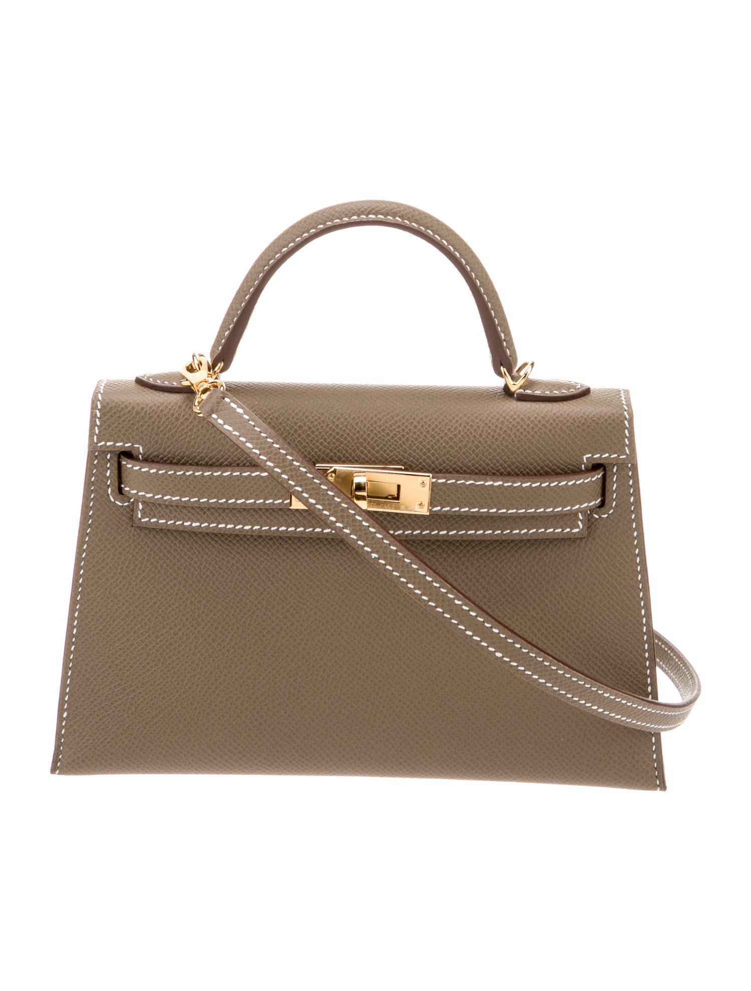 Hermès Epsom Kelly Sellier 25 - Brown Handle Bags, Handbags - HER630438 | The RealReal