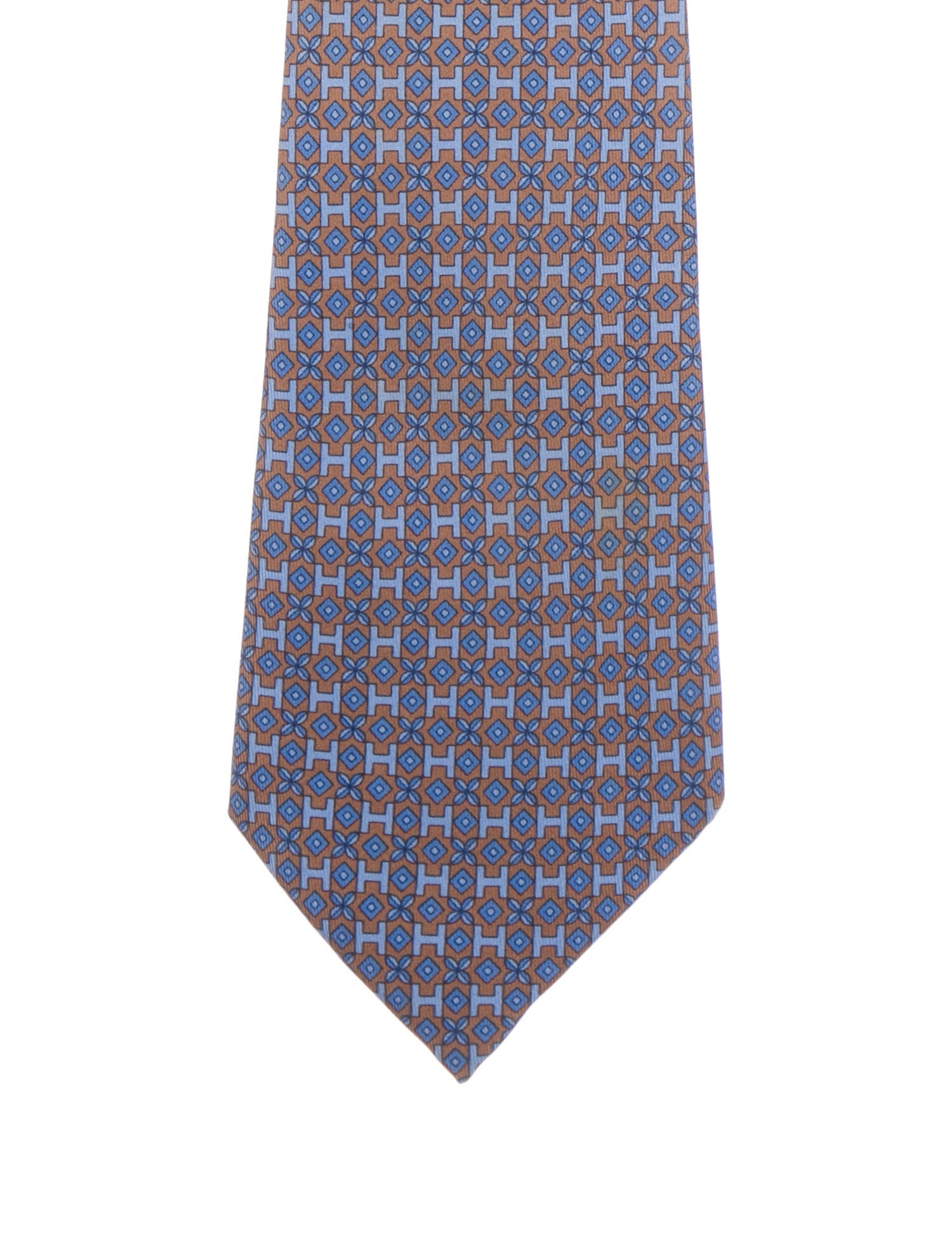 Hermès Silk Pattern Tie - Blue Ties, Suiting Accessories - HER655802 ...