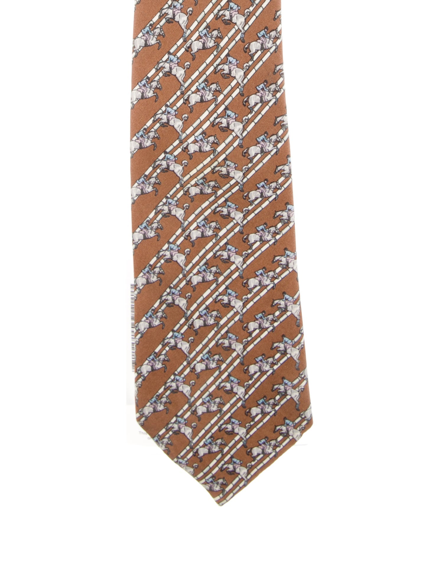 Hermès Silk Pattern Tie - Brown Ties, Suiting Accessories - HER657435 | The RealReal