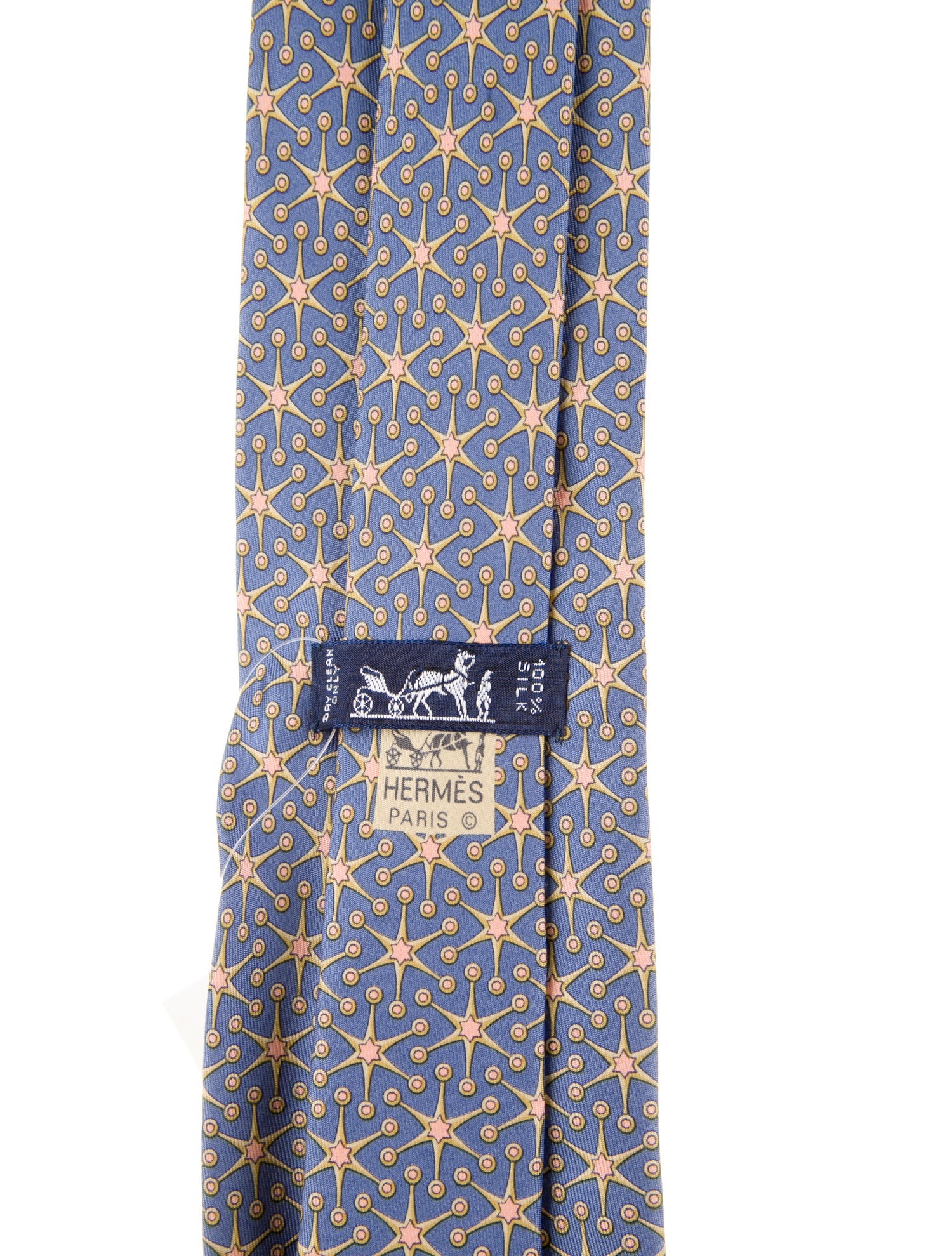 Hermès Silk Pattern Tie - Blue Ties, Suiting Accessories - HER626522 ...