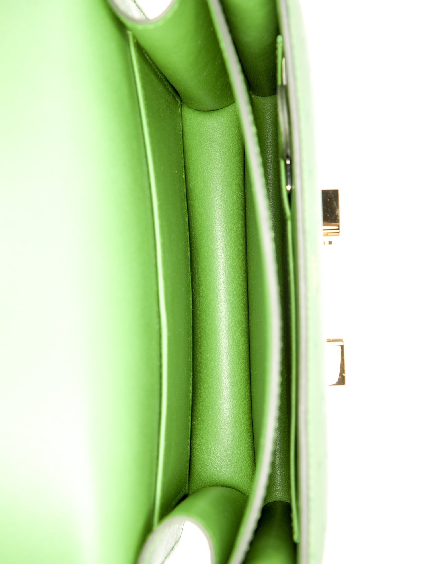 Hermès 2024 Ostrich Mini Constance 18 w/Tags - Green Shoulder Bags ...