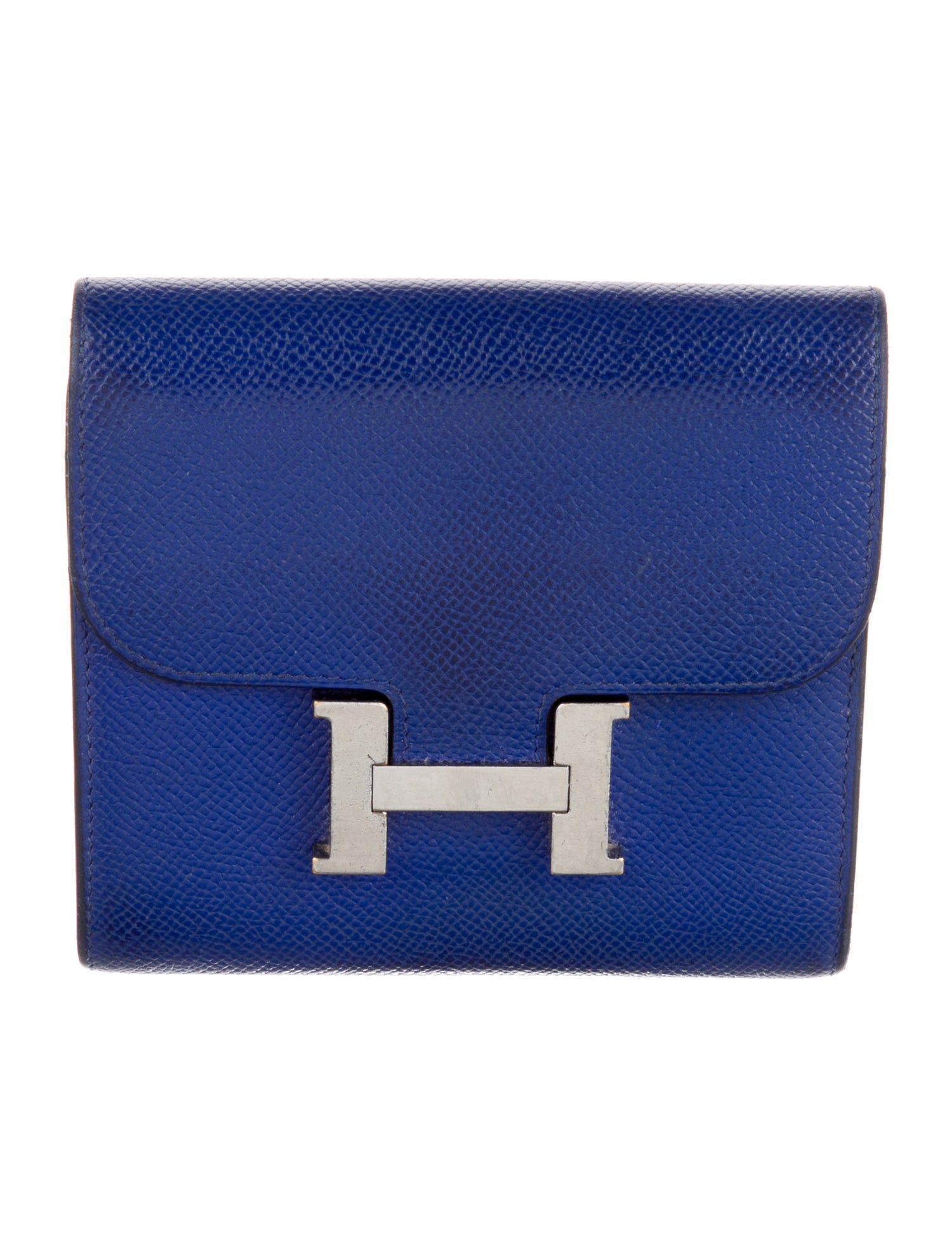 Hermès Constance Compact Wallet - Blue Wallets, Accessories - HER661452 ...