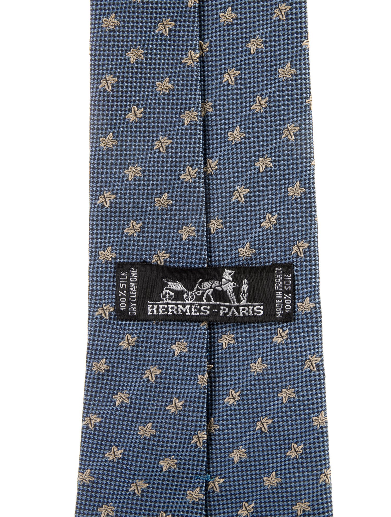 Hermès Silk Pattern Tie - Blue Ties, Suiting Accessories - HER626522 ...
