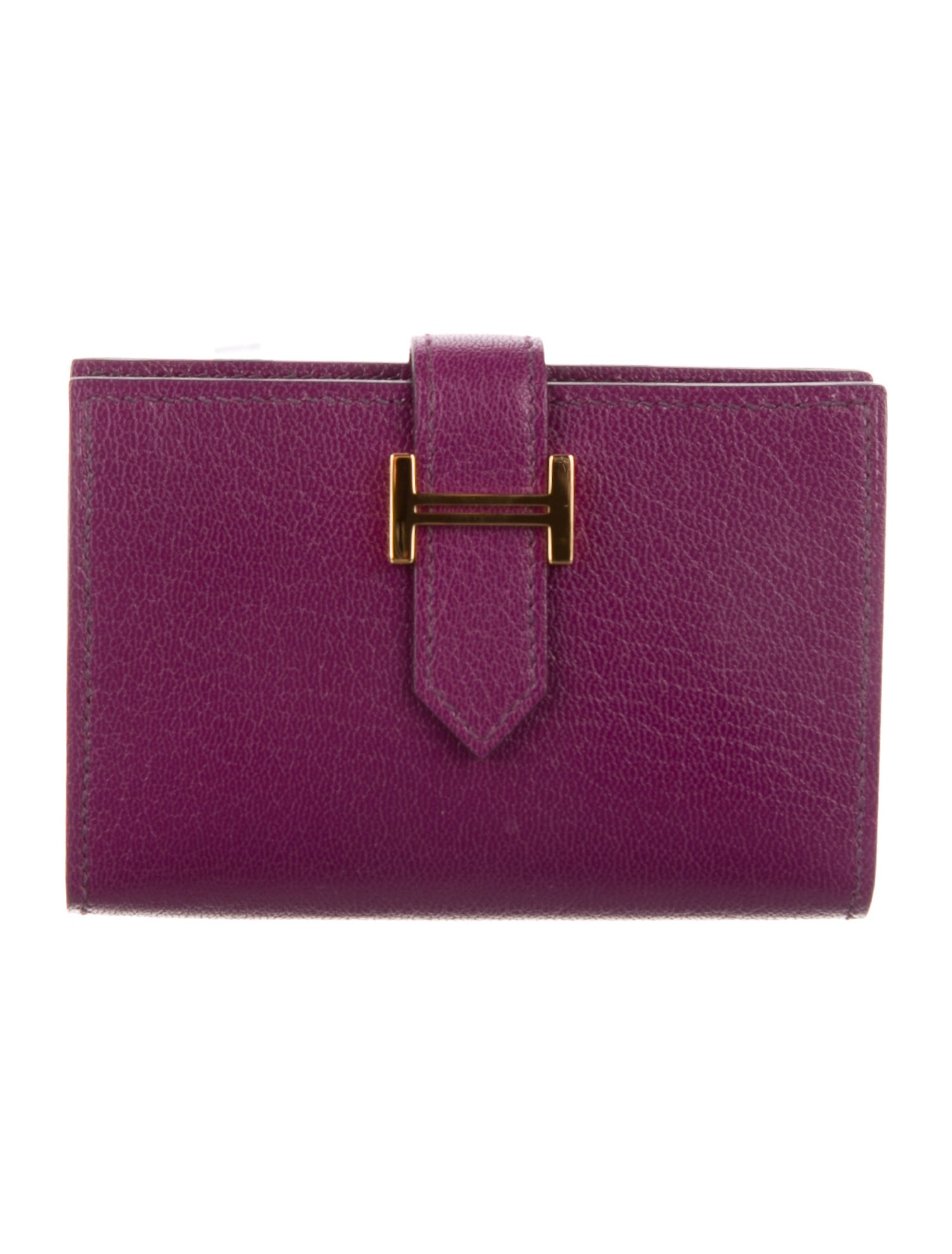 Hermès 2021 Bearn Mini Wallet - Purple Wallets, Accessories - HER665626 ...