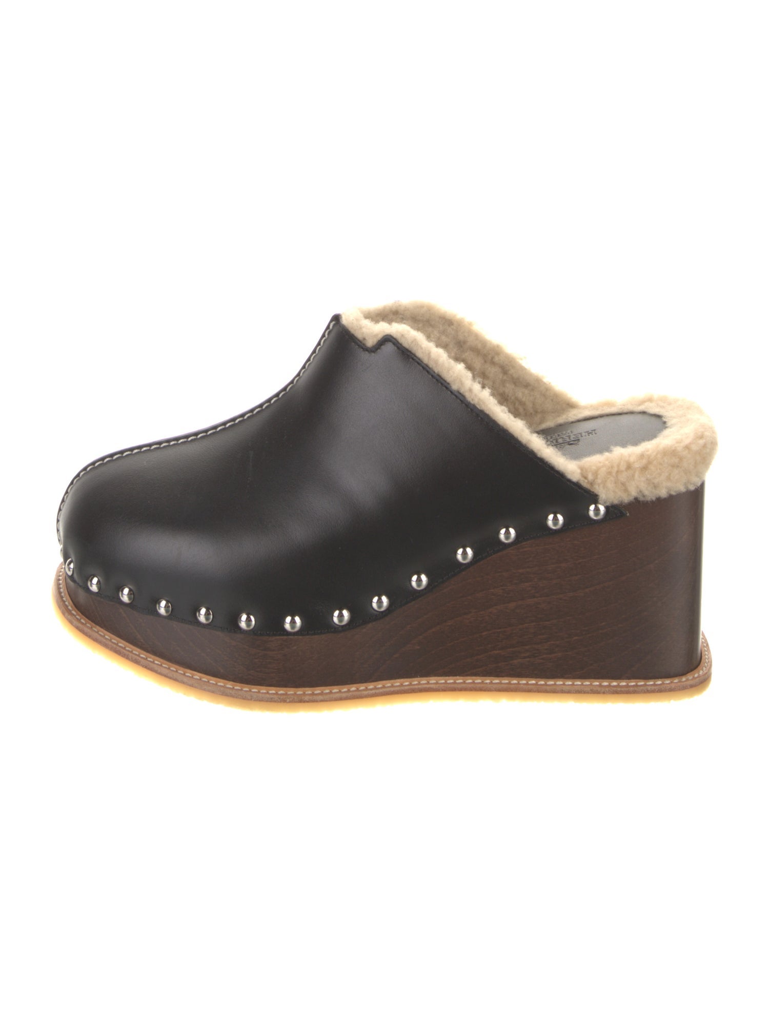 Hermès Earth Leather Mules - Black Pumps, Shoes - HER667388 | The RealReal