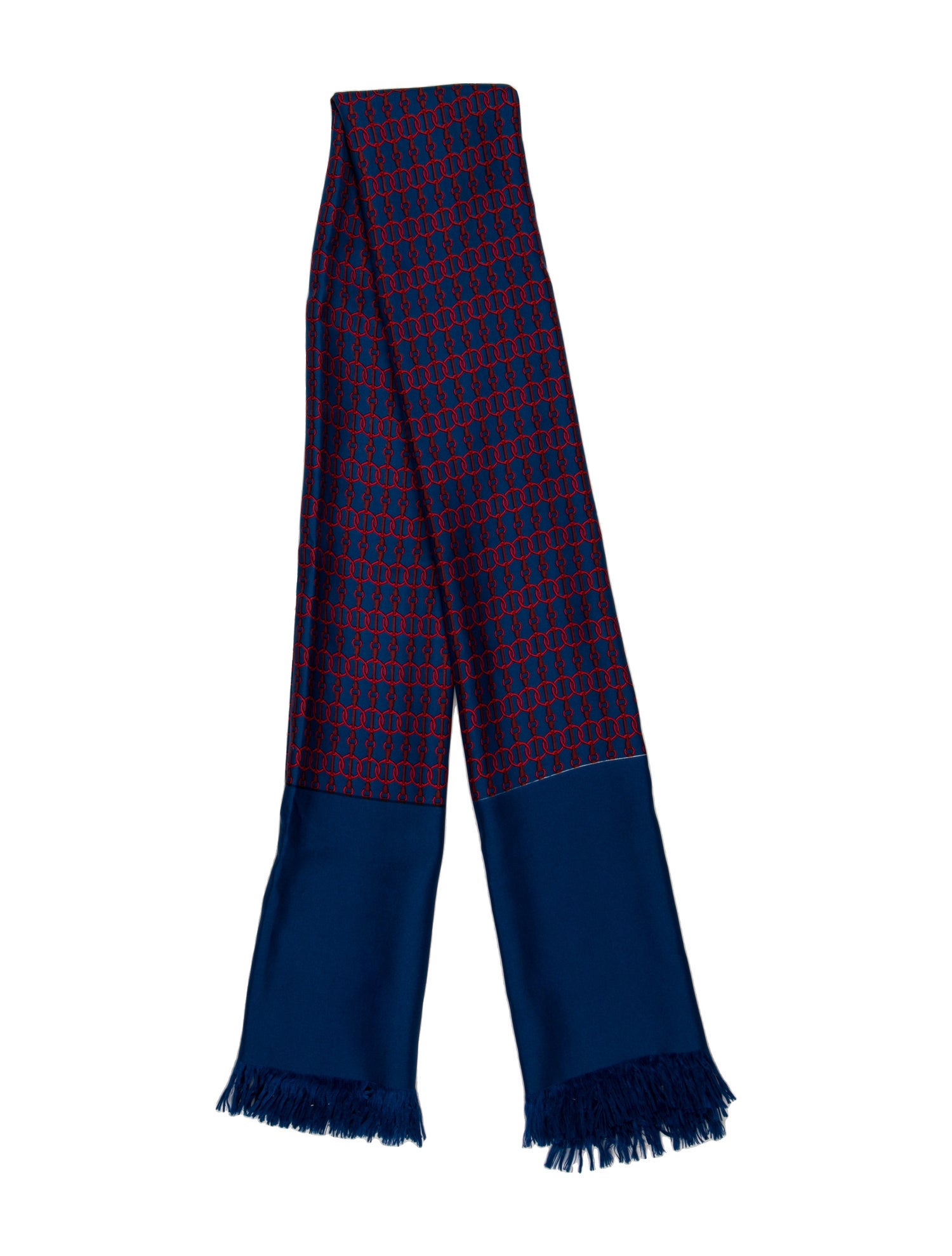 Hermès Silk Muffler - Blue Scarves, Accessories - HER669167 | The RealReal