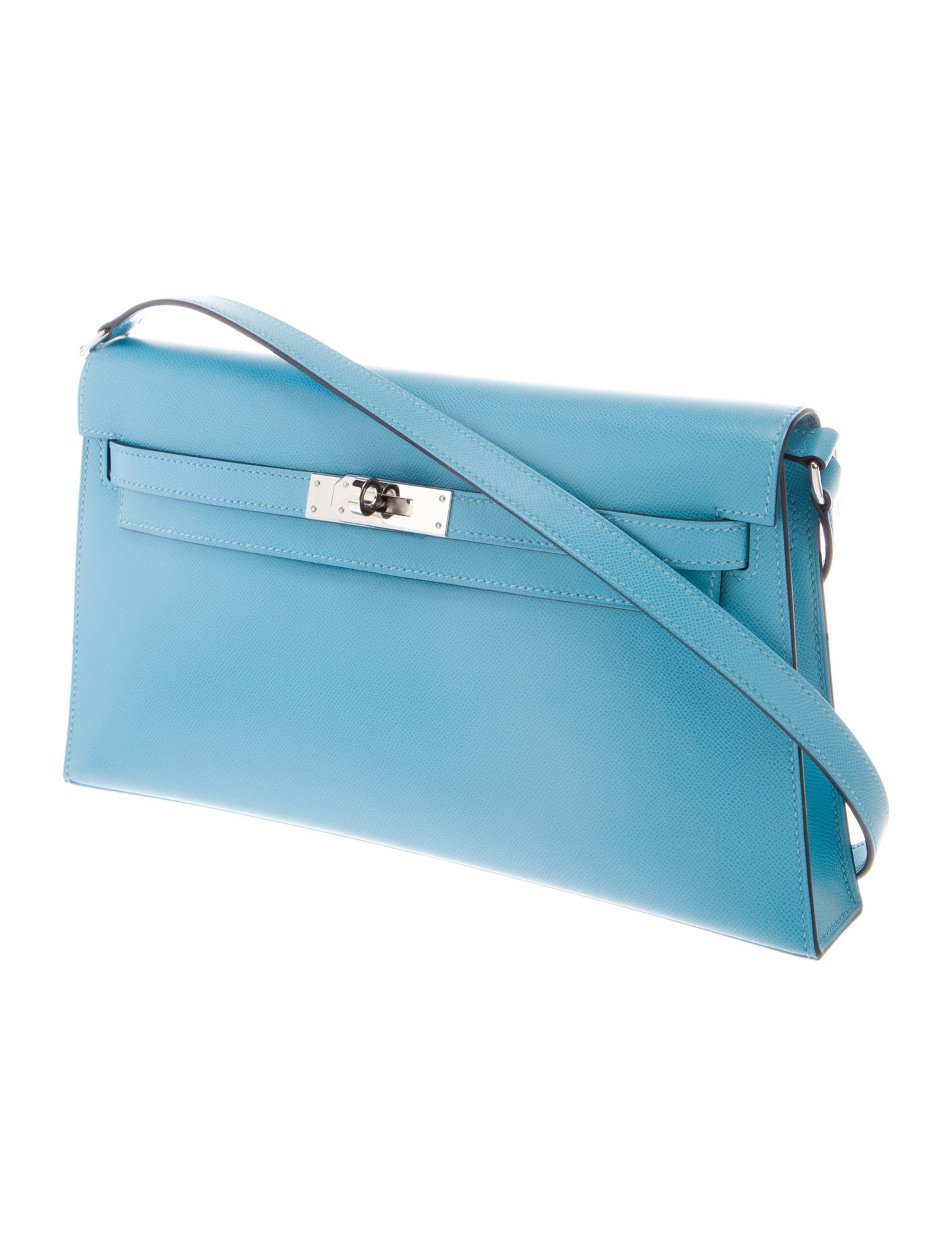 Hermès Madame Kelly II Sellier 28 - Blue Handle Bags, Handbags ...