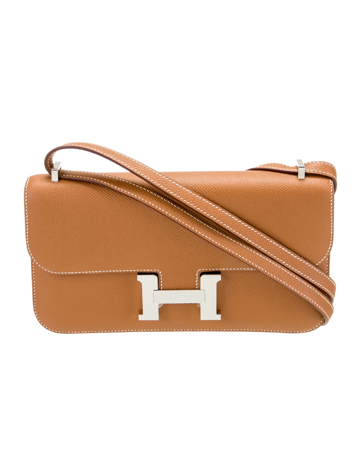 Hermès 2024 Epsom Constance Elan 25 - Brown Shoulder Bags, Handbags ...