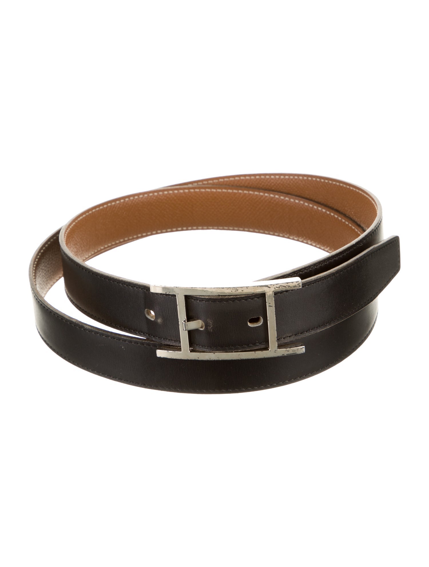 Hermès Reversible 24 mm Hapi Belt - Black Belts, Accessories - HER680968 | The RealReal