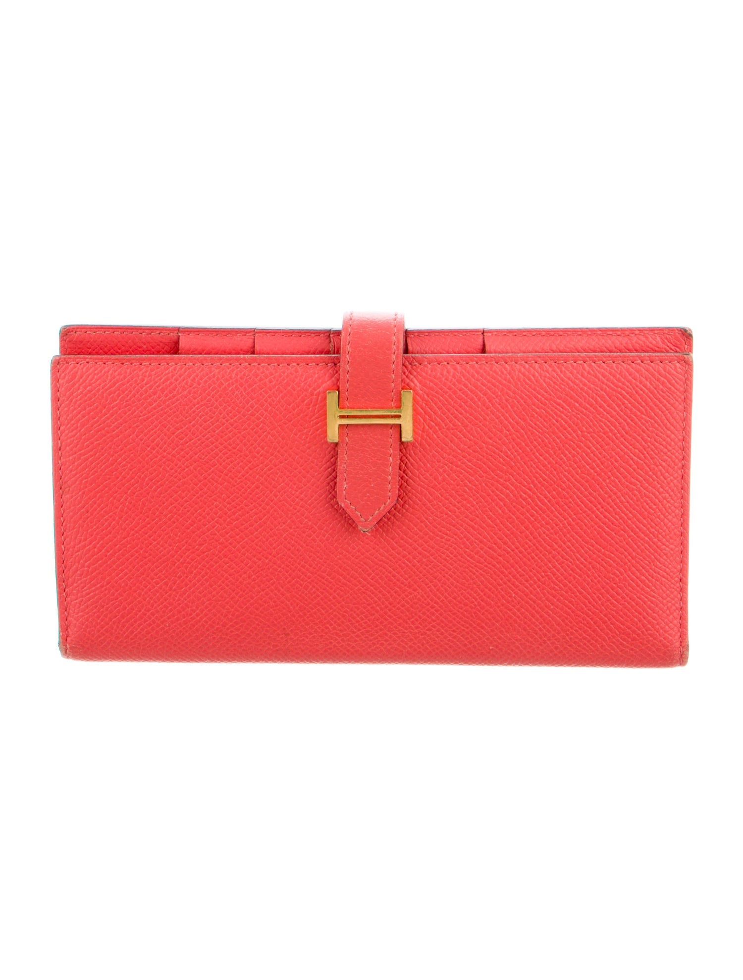 Hermès Bearn Classic Wallet - Red Wallets, Accessories - HER681607 ...