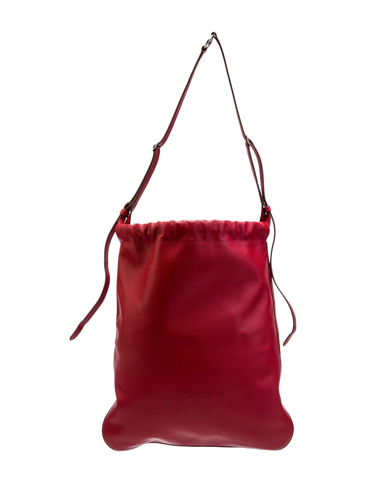 Hermès Evercolor Cheri Bridado Backpack - Red Backpacks, Handbags ...