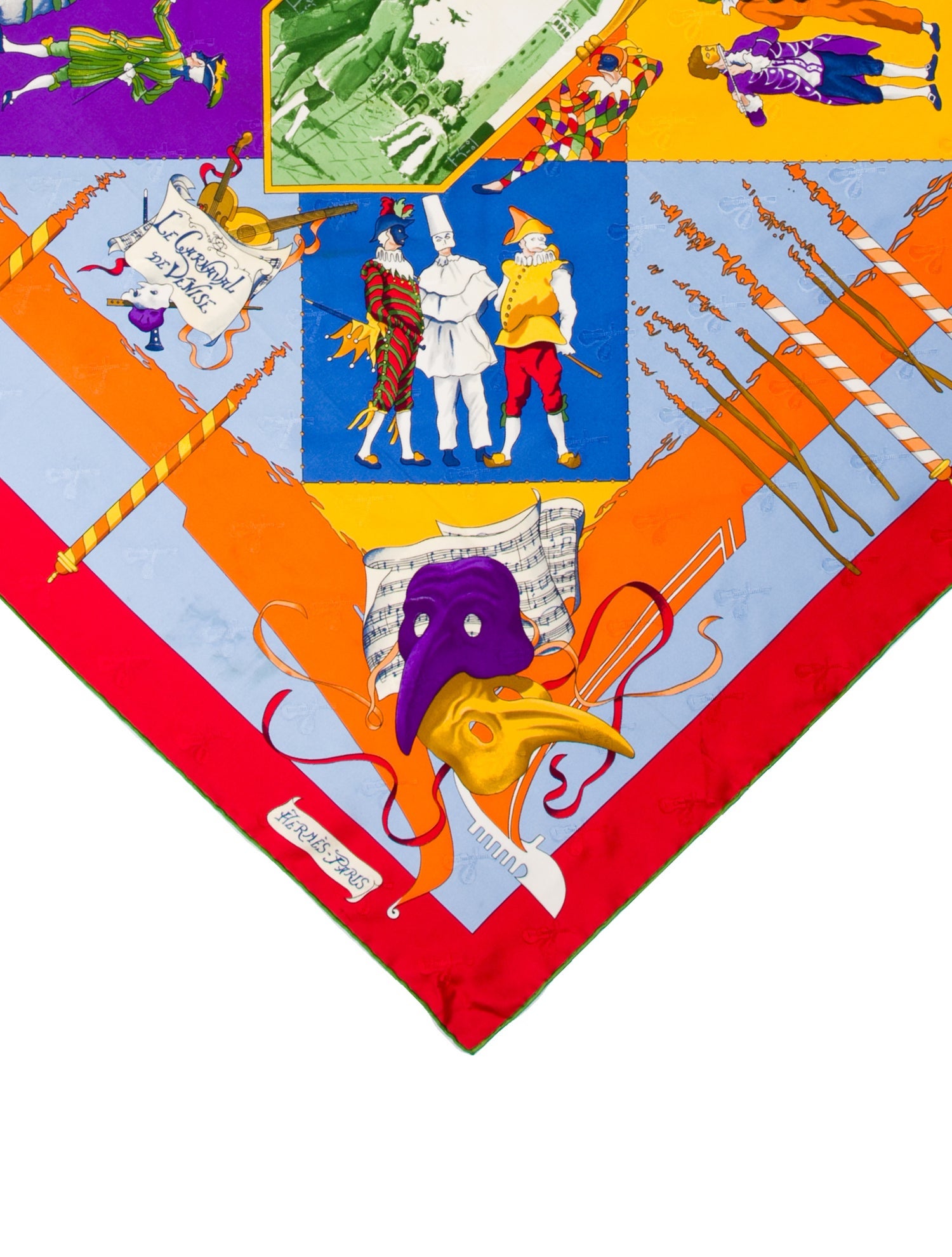 Hermès Carnaval de Venise Silk Scarf - Pink Scarves and Shawls ...