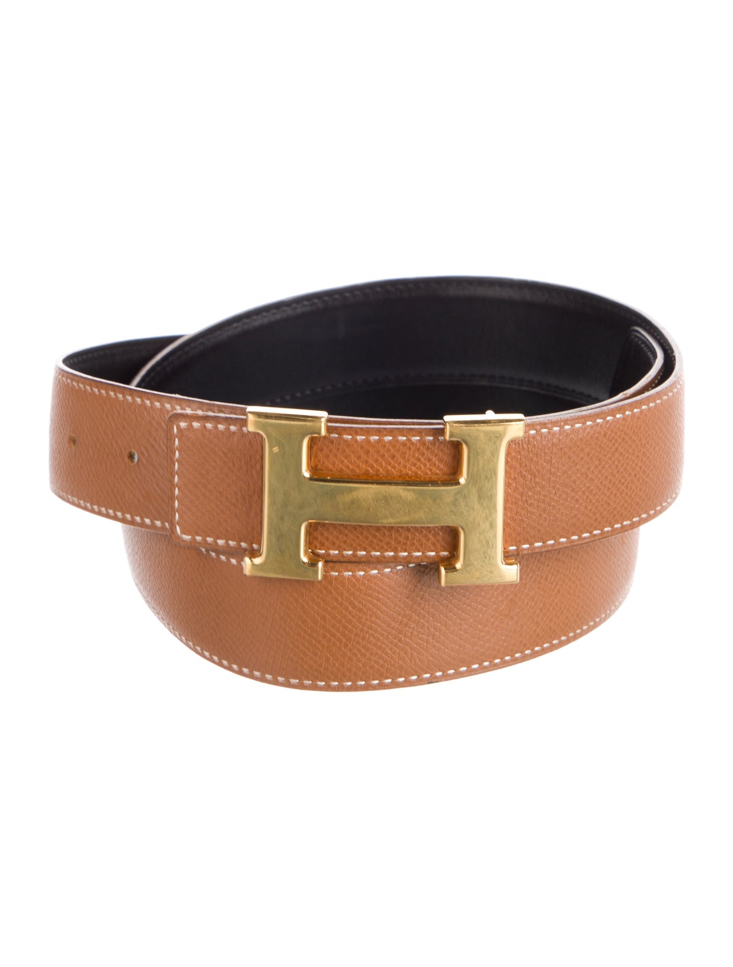 Hermès Reversible 38 mm H Belt Kit - Brown Belts, Accessories - HER699038 | The RealReal