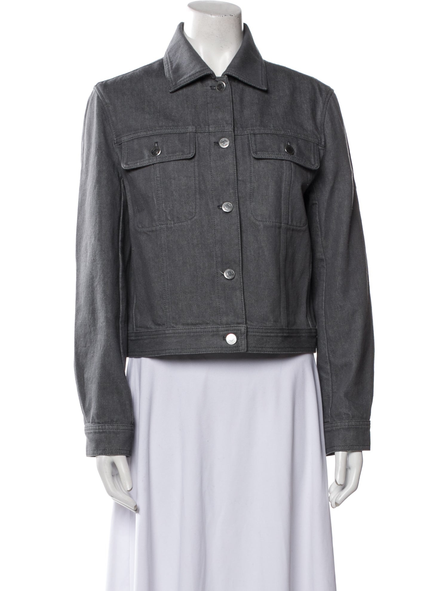 Hermès Denim Jacket - Grey Jackets, Clothing - HER700196 | The RealReal