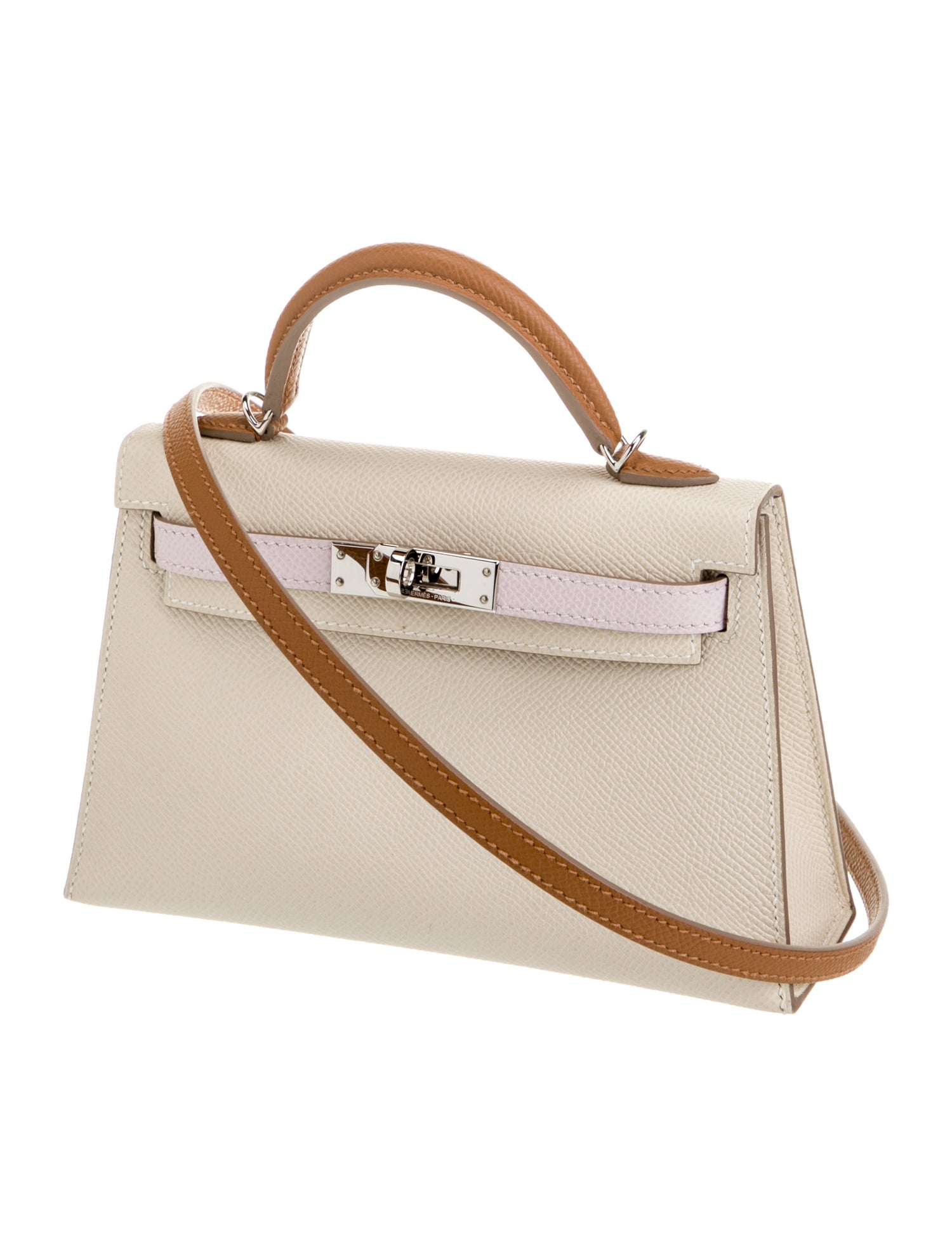 Hermès 2024 Epsom Mini Kelly II Sellier 20 - Grey Mini Bags, Handbags ...