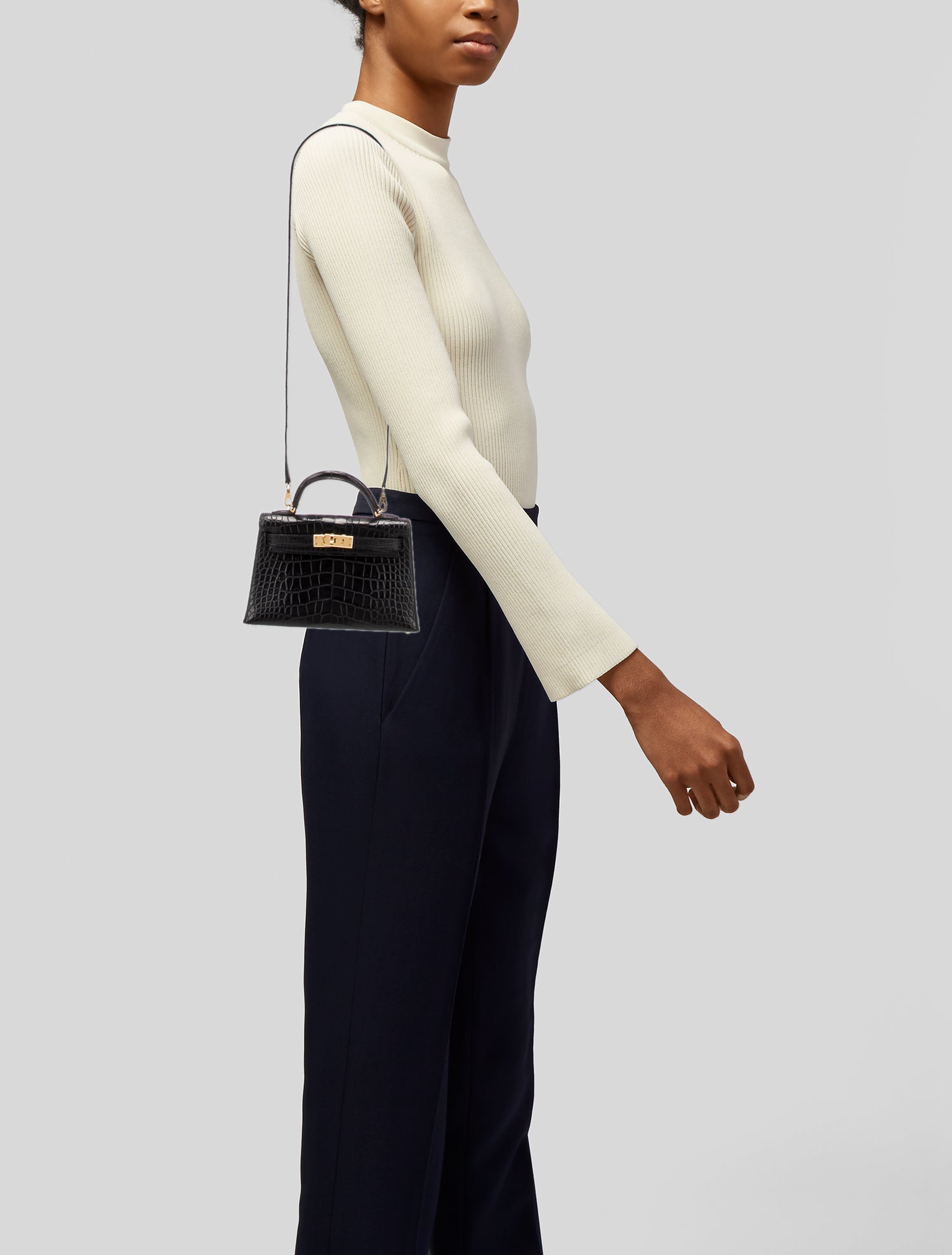 Hermès 2023 Special Order Matte Alligator Mini Kelly II Sellier 20 ...